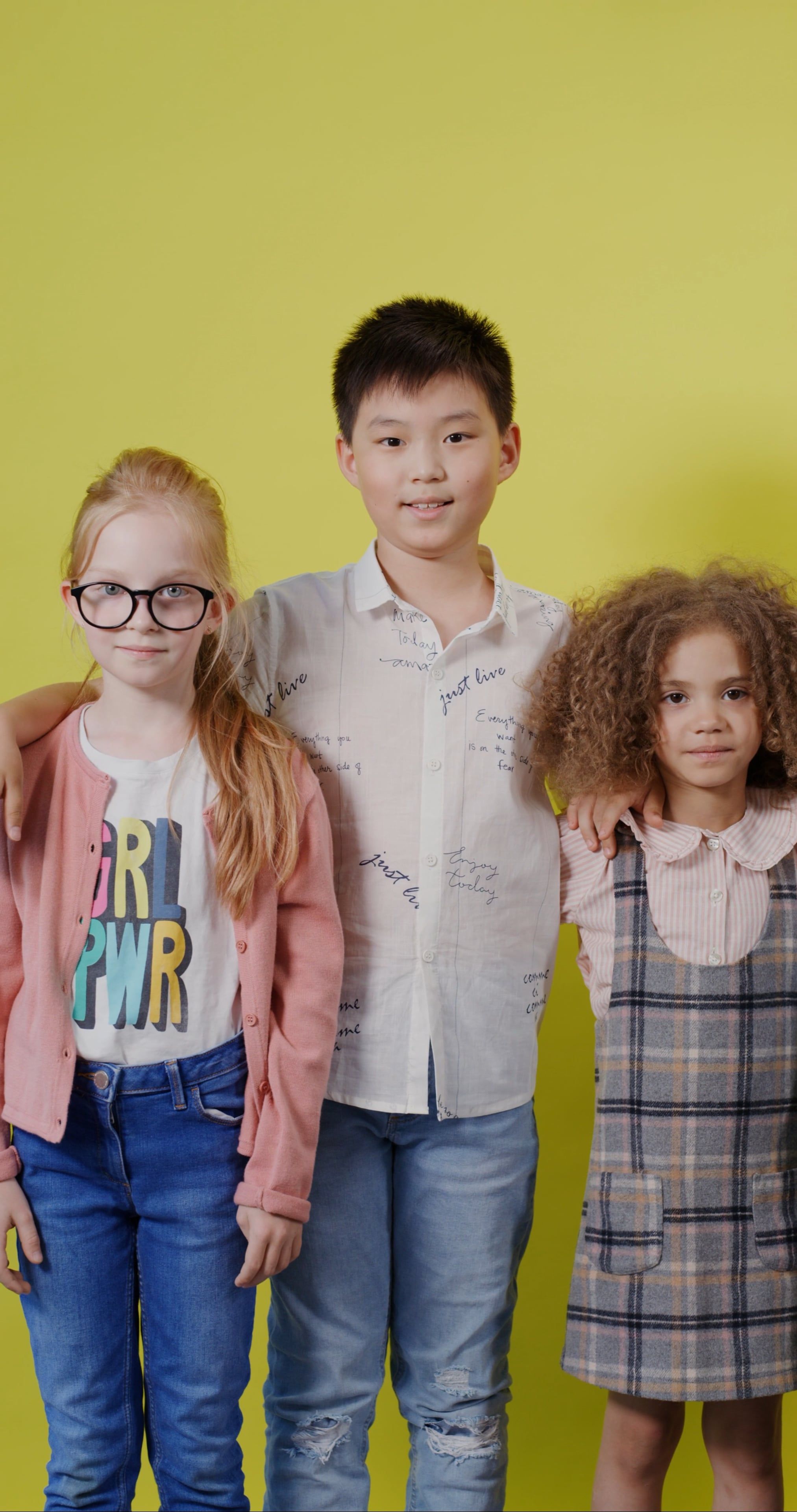 Kids with their Arms Around Each Other Free Stock Video Footage ...