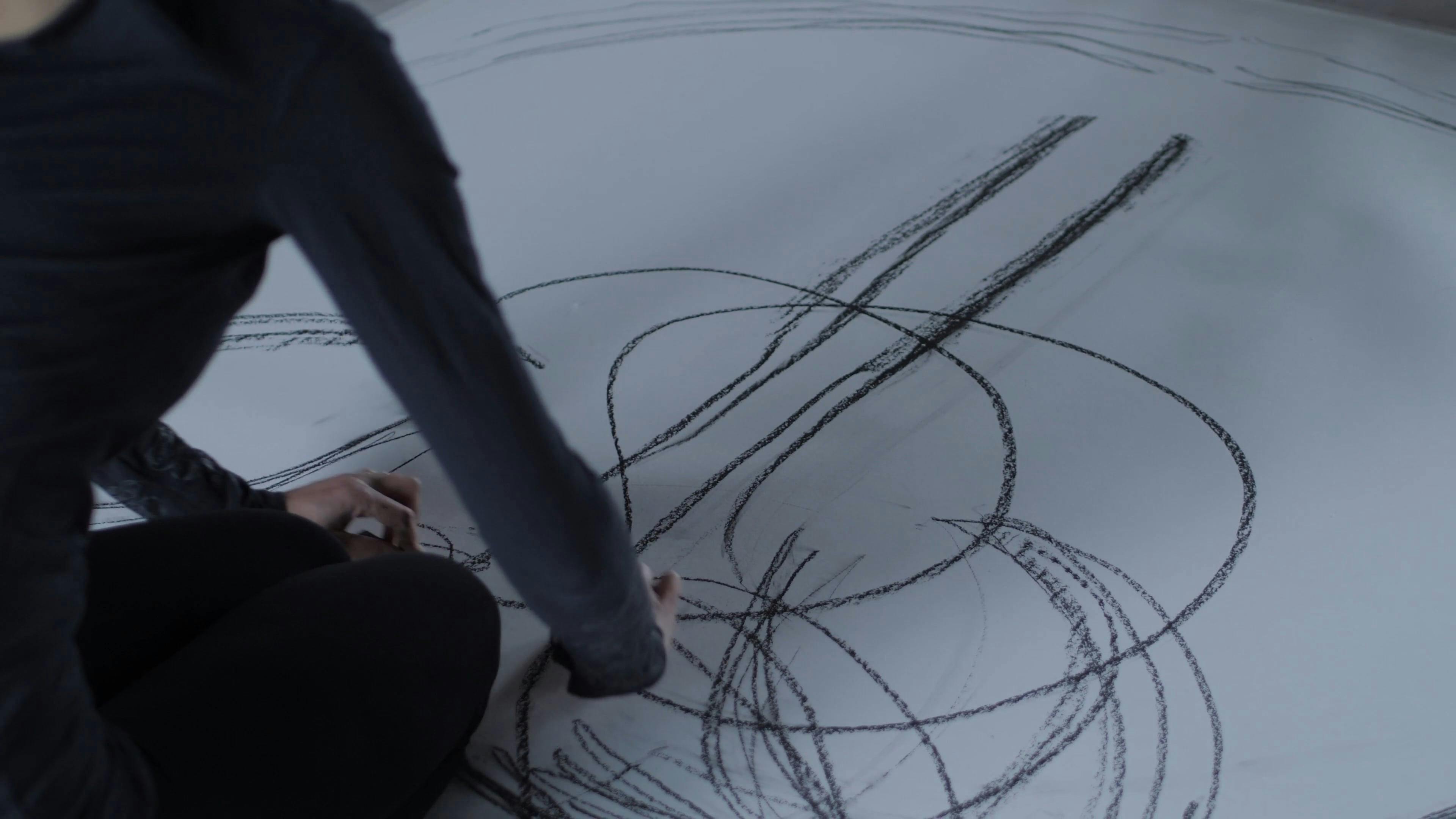 Person Doing An Abstract Painting Free Stock Video Footage, Royalty ...