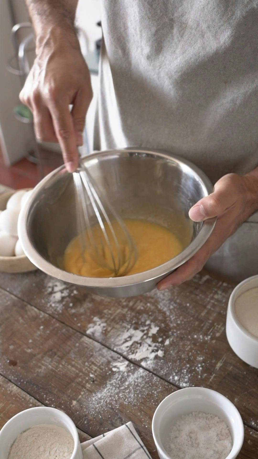 A Person Mixing in the Bowl · Free Stock Video