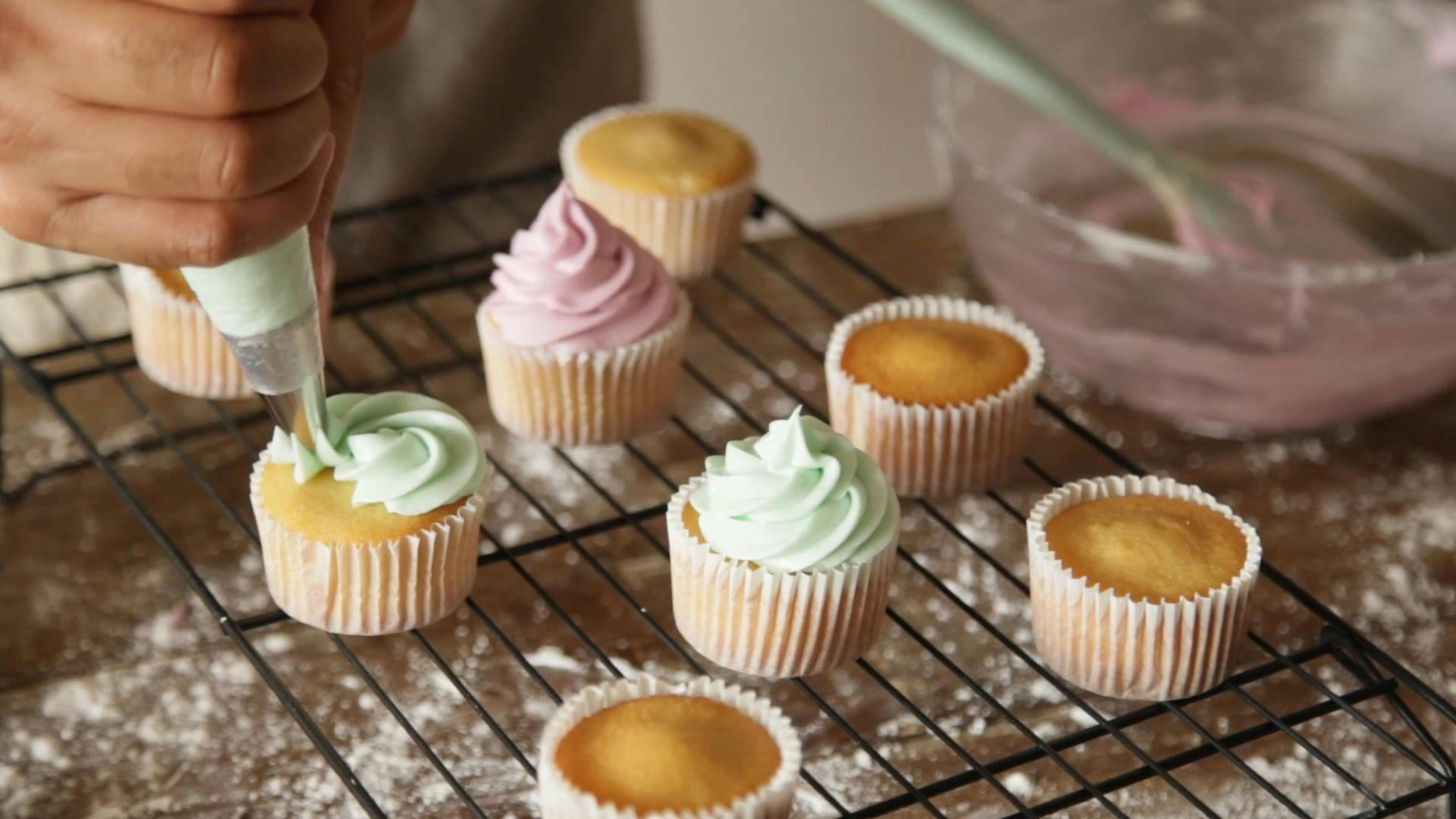 Person Putting Icing on Cupcake Free Stock Video Footage, Royalty-Free ...