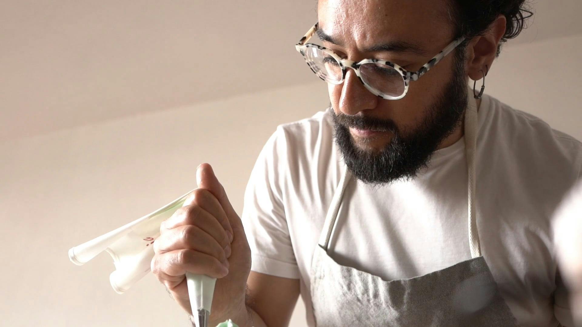 Close Up Video of a Person Decorating a Cake Free Stock Video Footage ...