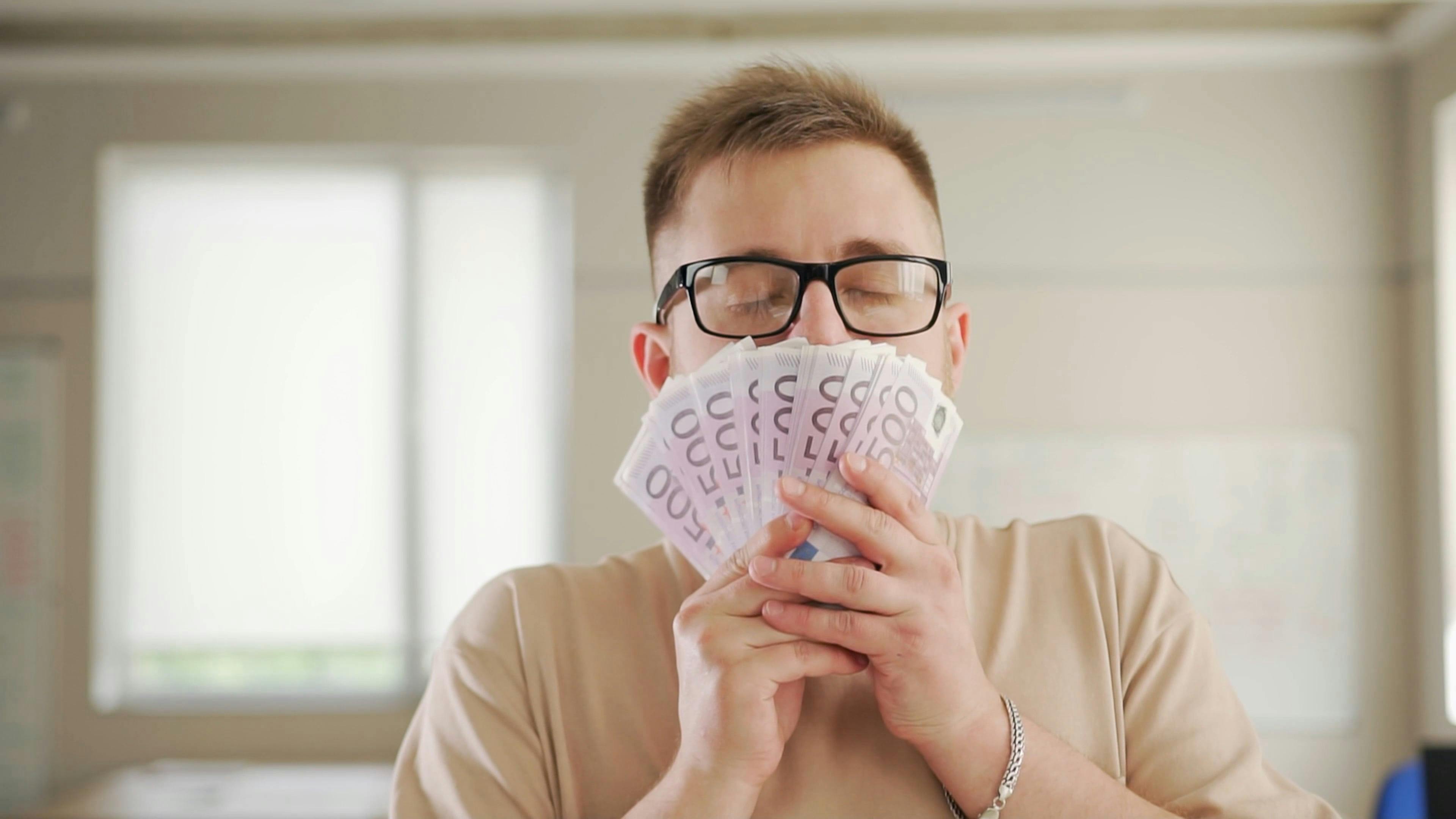 Man Smelling Money Free Stock Video Footage, Royalty-Free 4K & HD Video ...