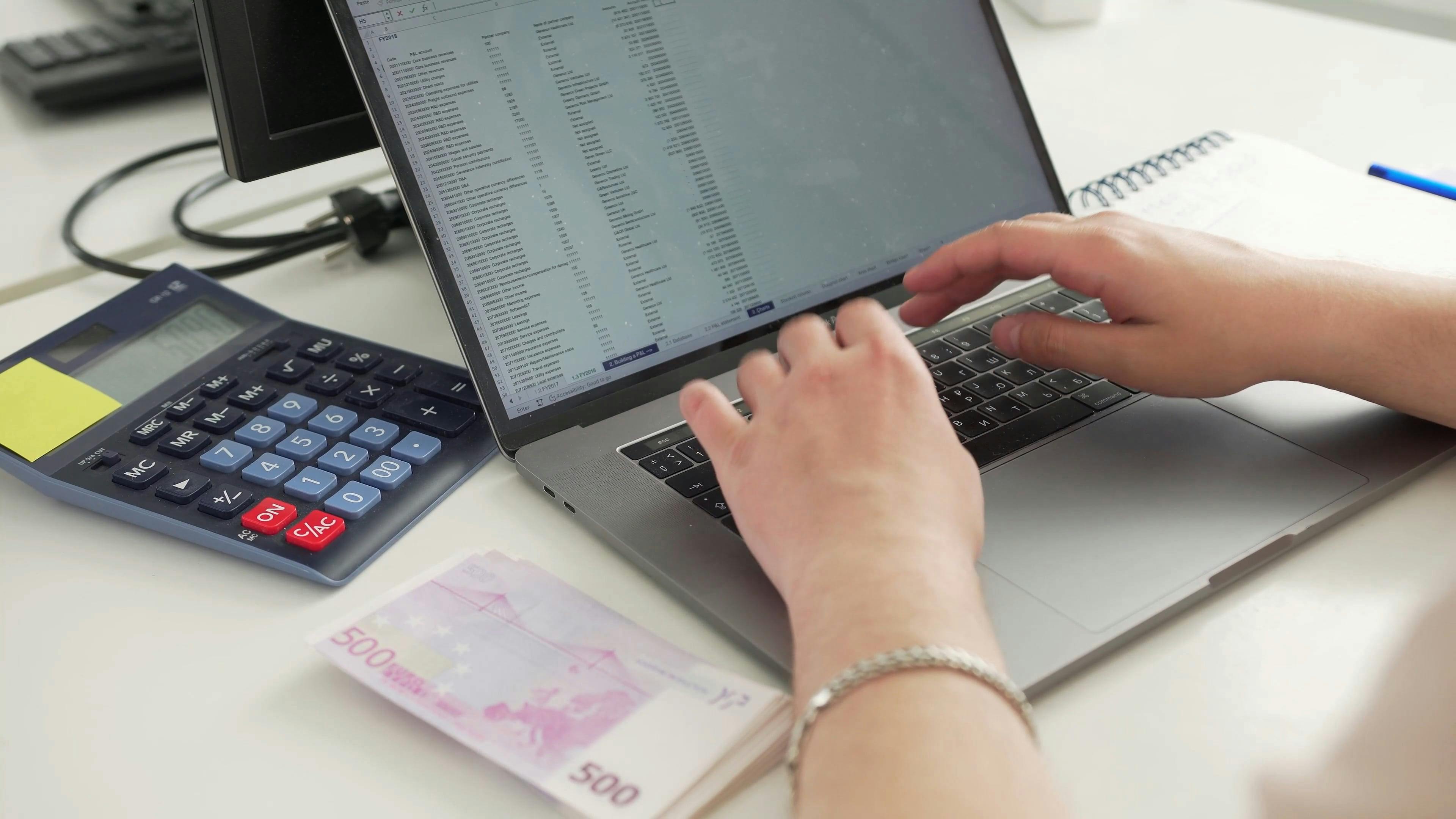 Person Working On a Laptop Free Stock Video Footage, Royalty-Free 4K ...