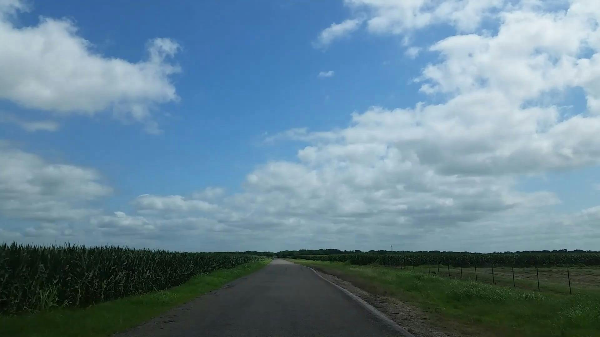 Push in Shot of a Road in a Rural Area · Free Stock Video