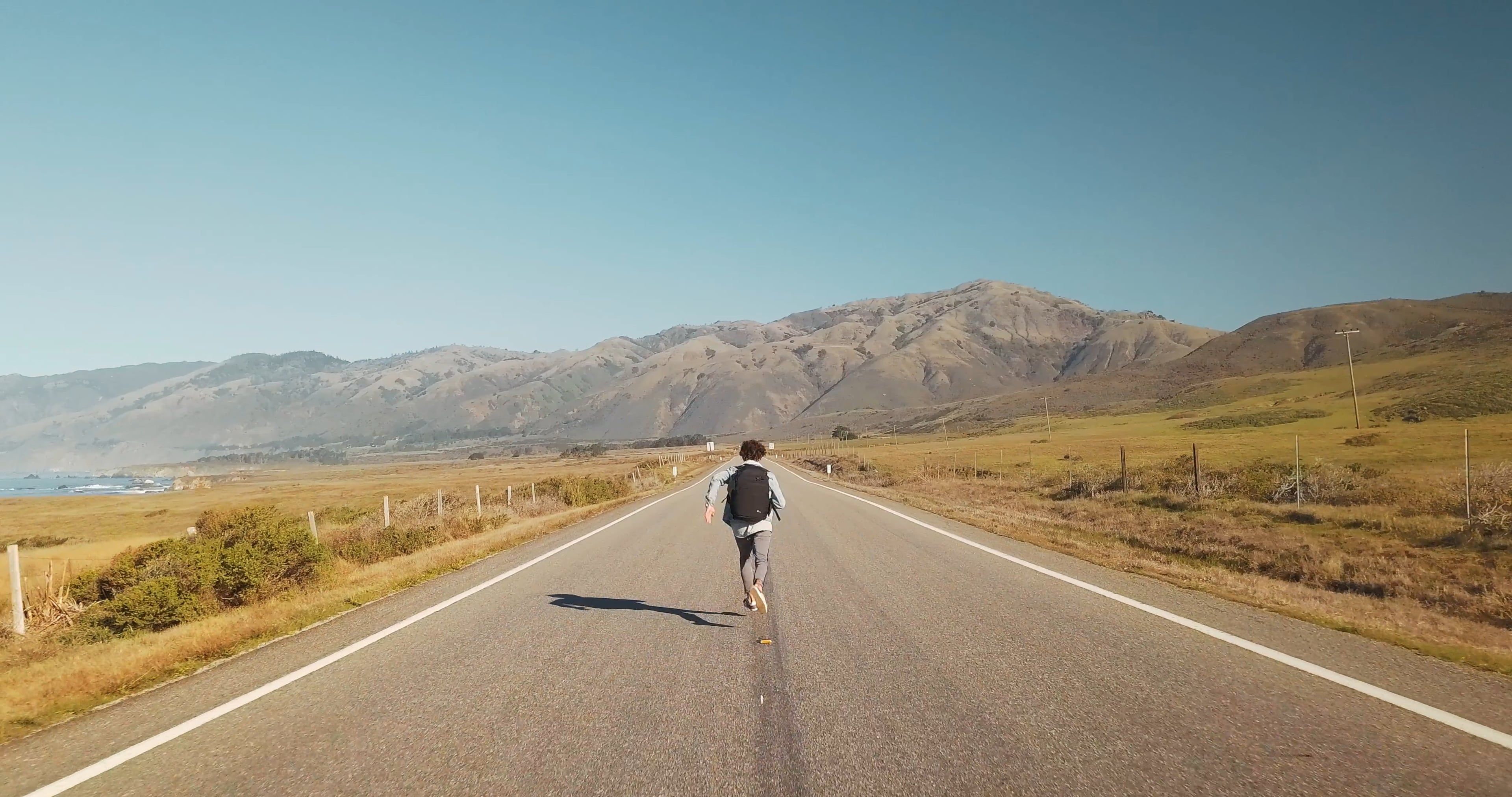 Person Running On the Road Free Stock Video Footage, Royalty-Free 4K ...