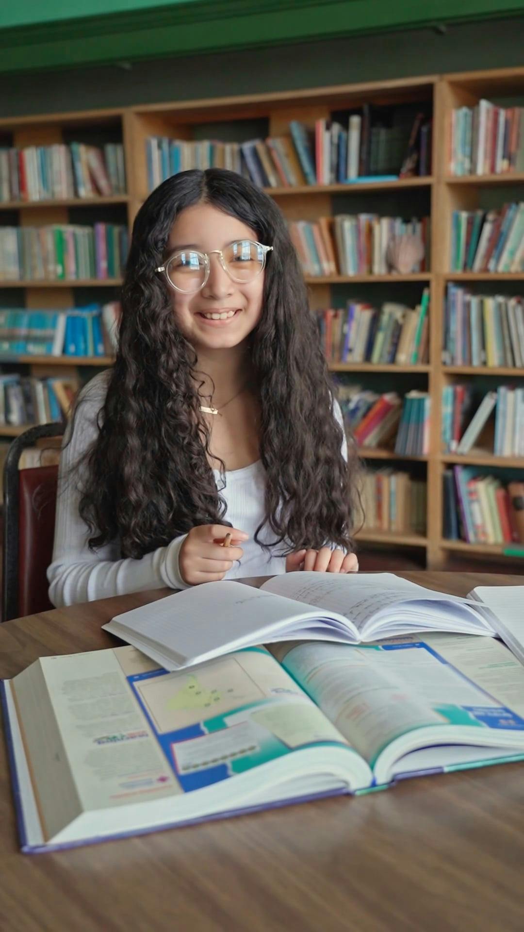 Kid Studying In Library Videos, Download The BEST Free 4k Stock Video ...