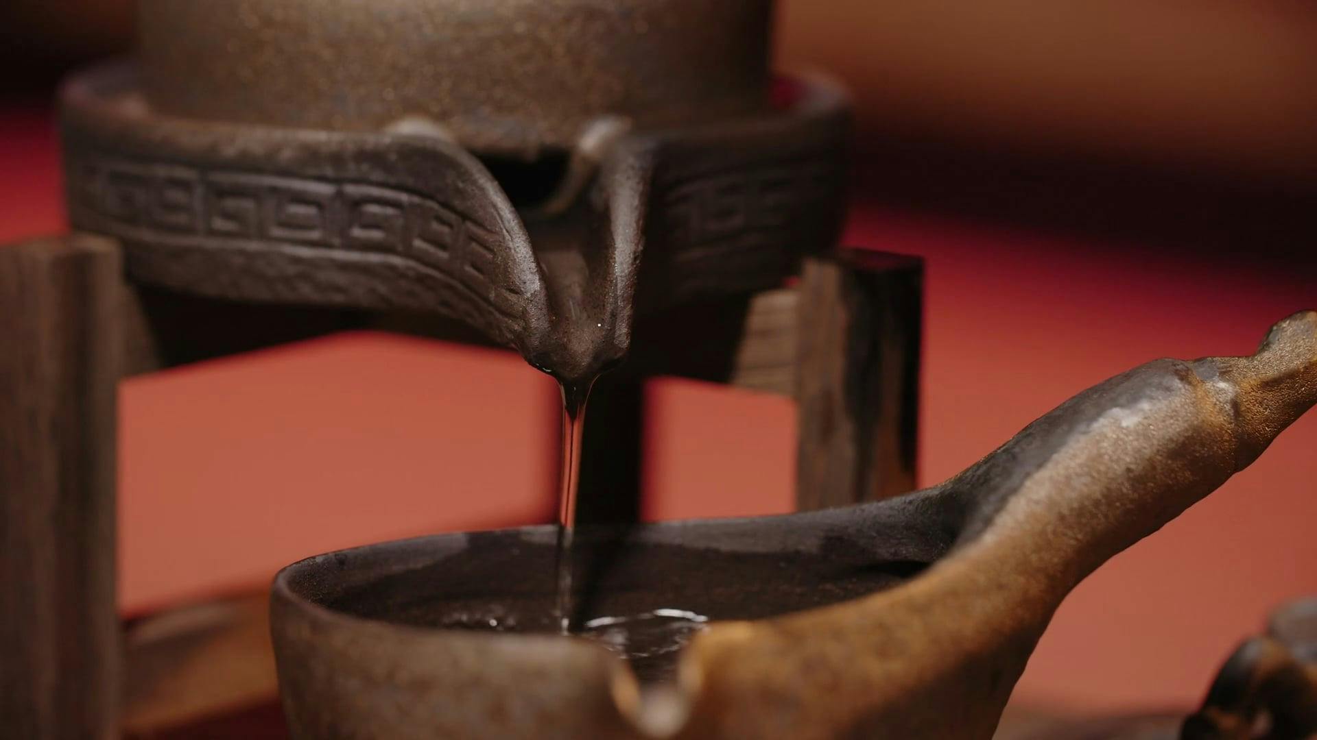 Tea Dripping Into a Ceramic Container Free Stock Video Footage, Royalty ...