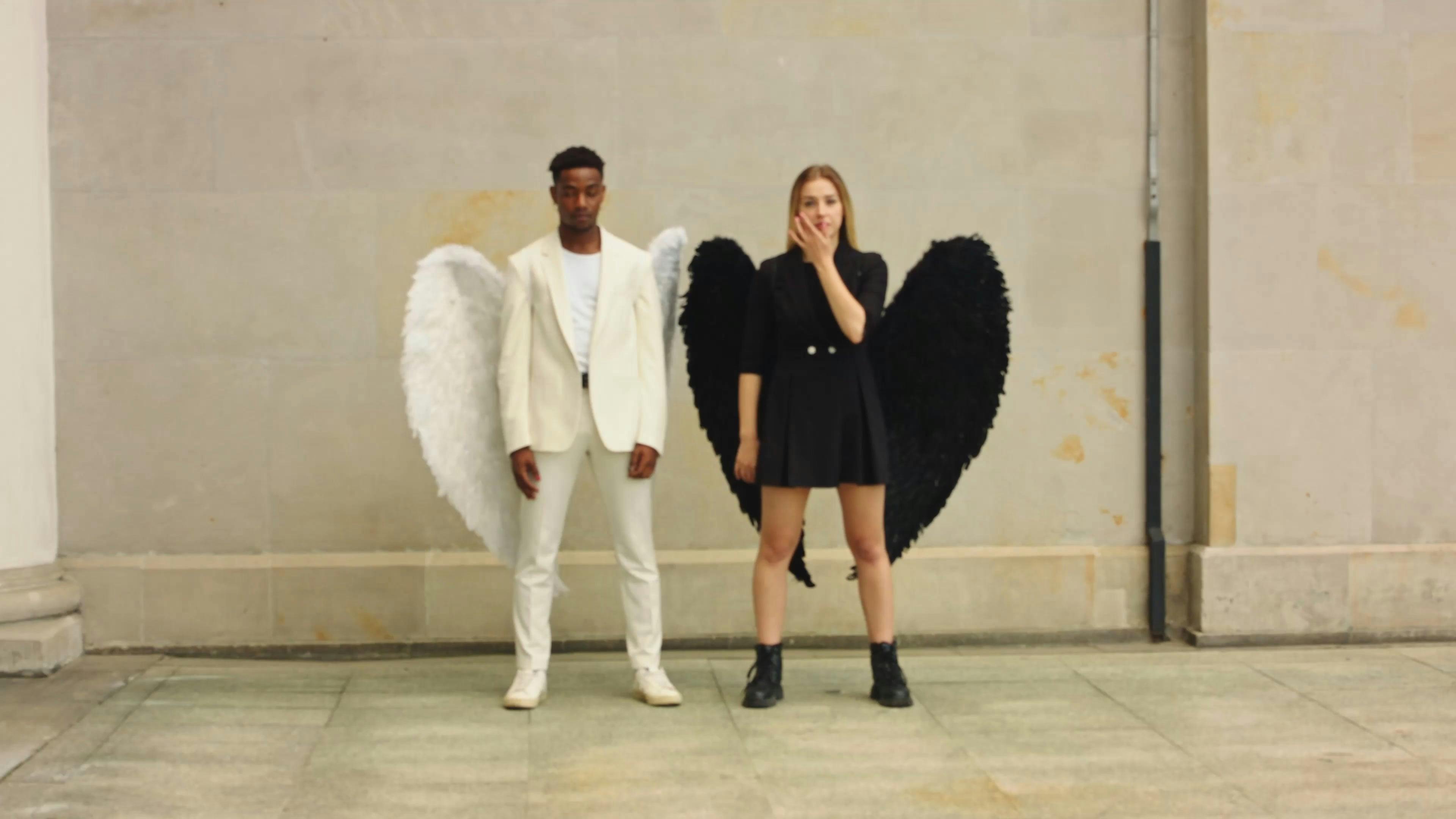 Angels Holding Hands with each other · Free Stock Video