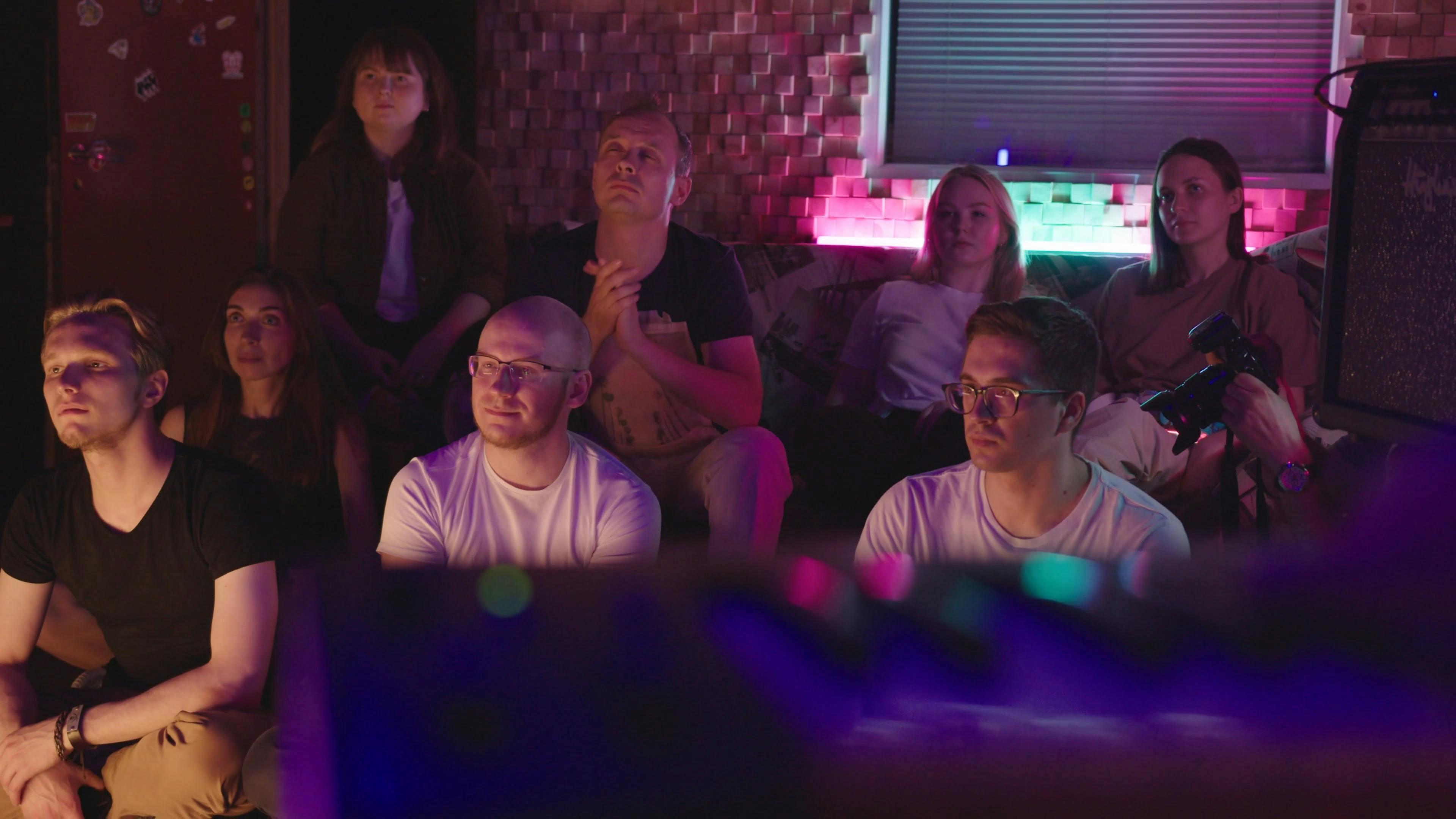 Crowd of People at a Concert Free Stock Video Footage, Royalty-Free 4K ...