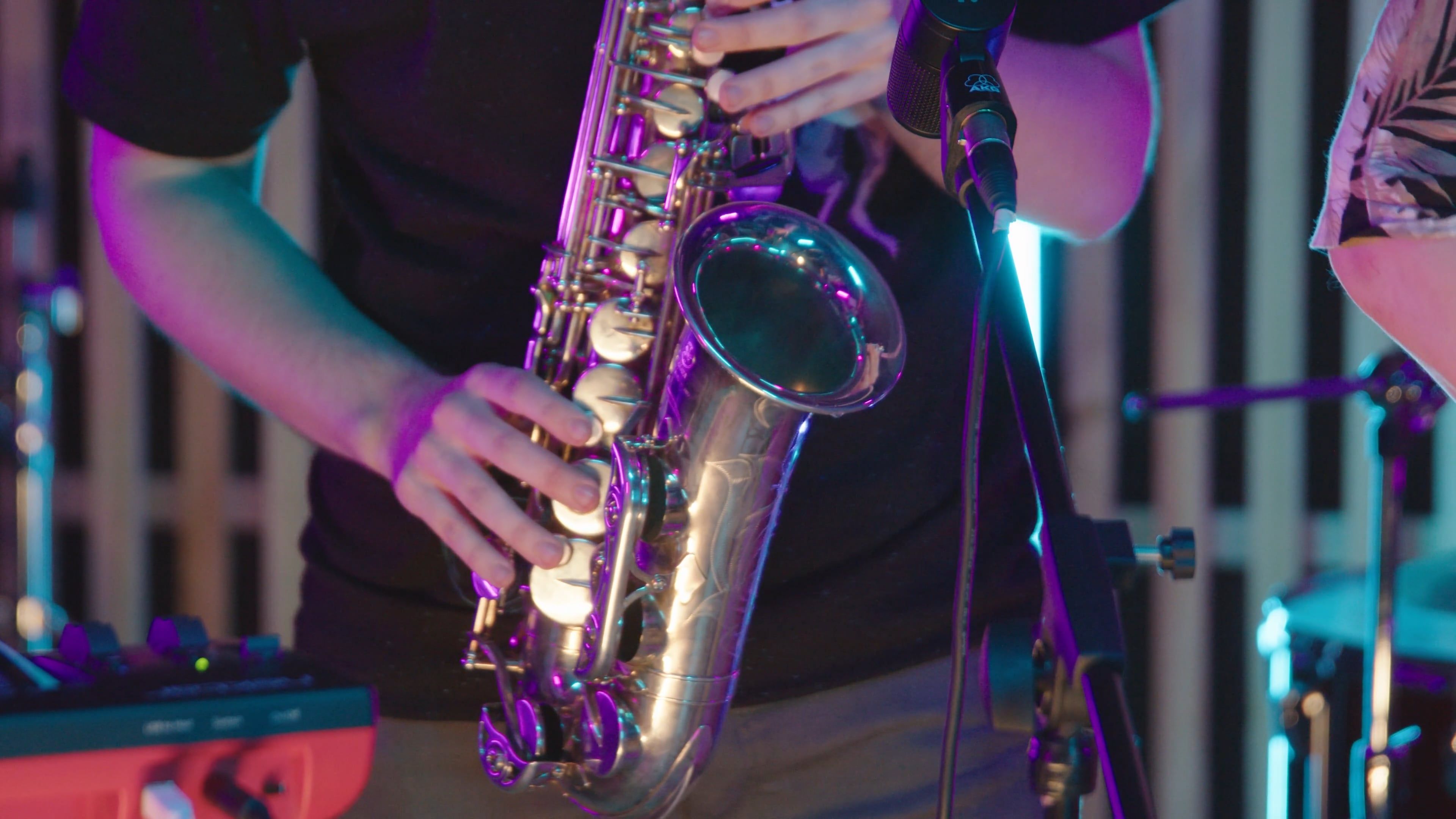 Person Playing Saxophone · Free Stock Video