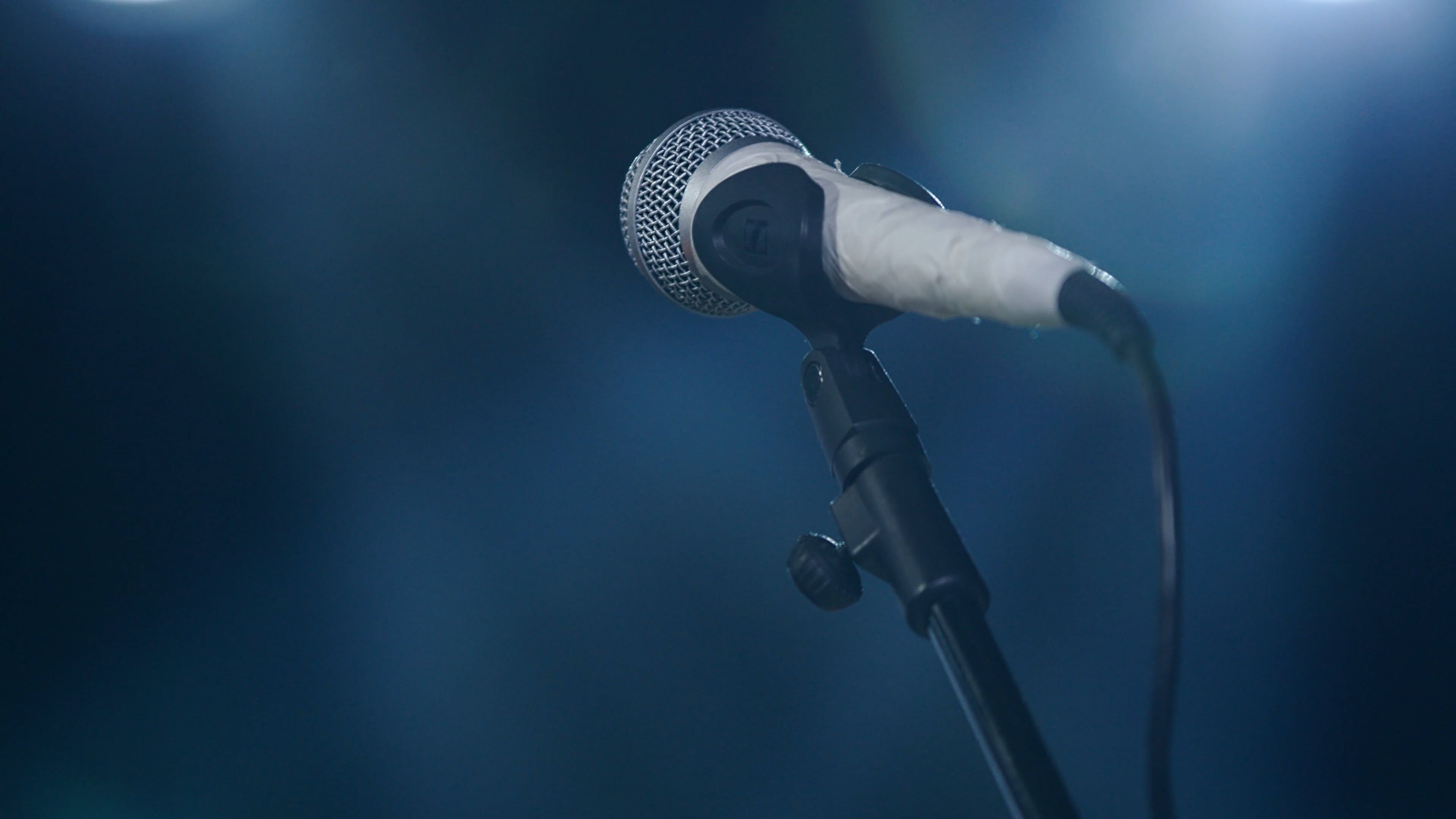 A Close Up Shot of a Microphone · Free Stock Video