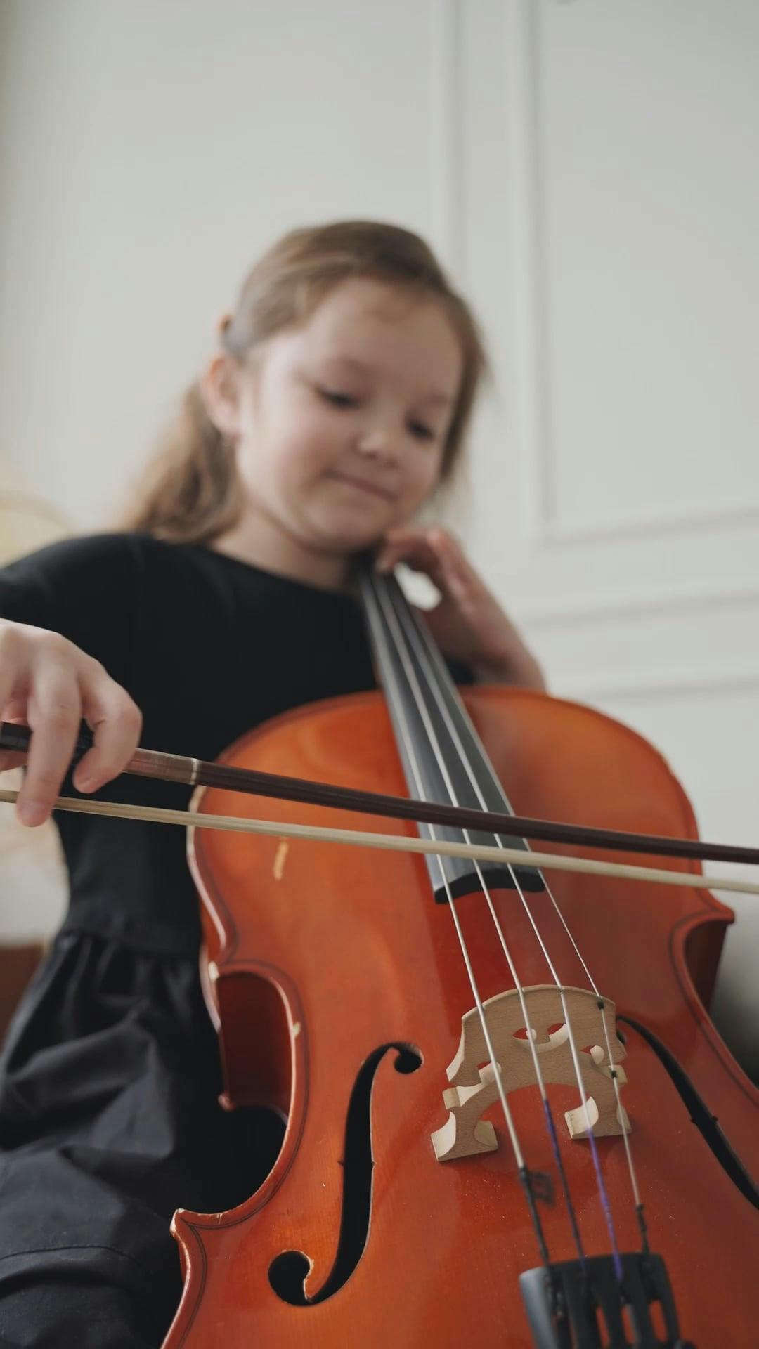 Person Using a Cello · Free Stock Video