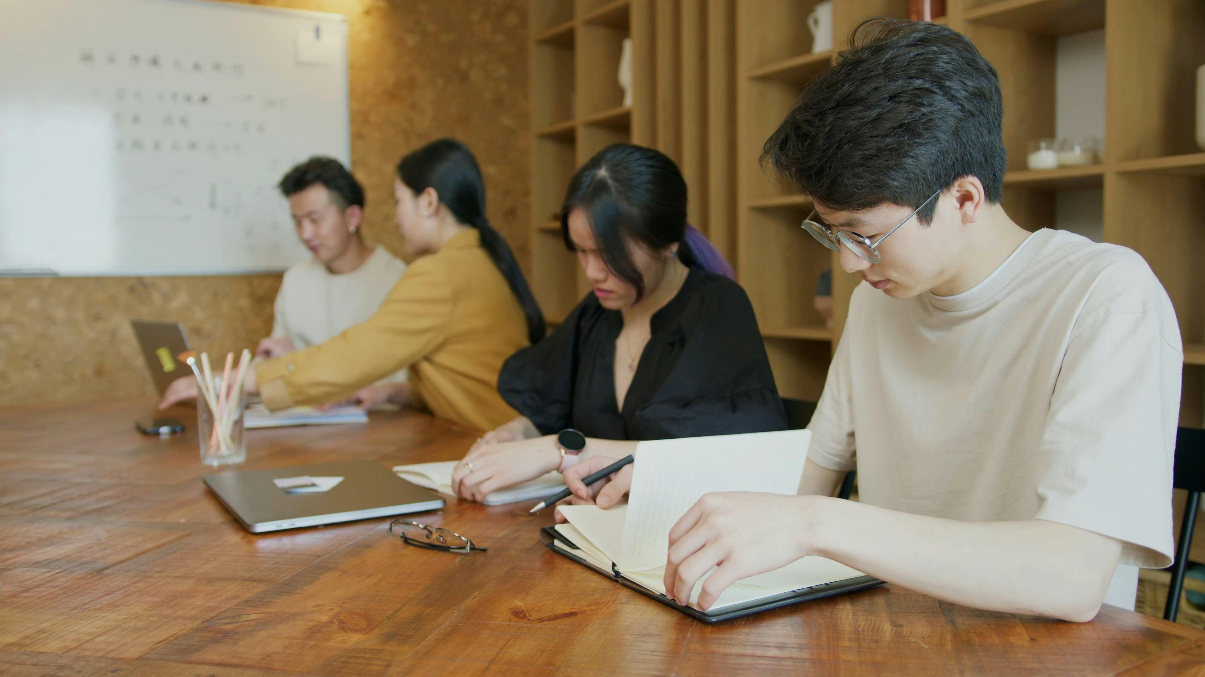 A Group of People Having Their Team Meeting · Free Stock Video