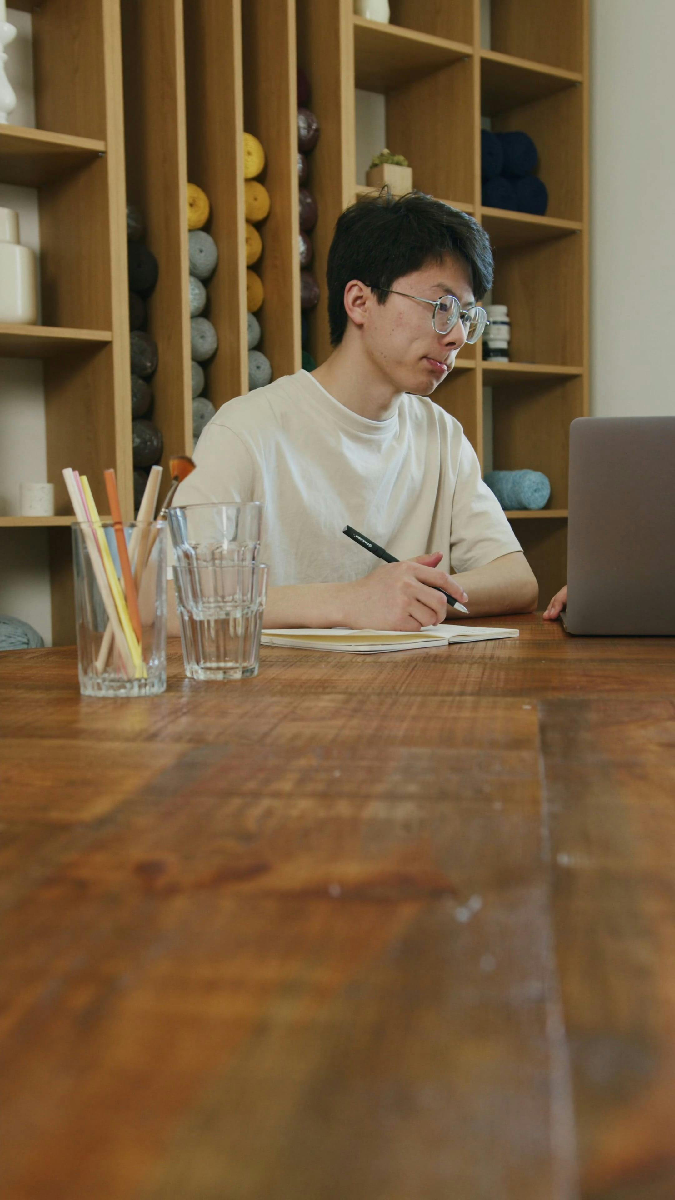 A Man Nodding at a Coworker in an Office Free Stock Video Footage ...