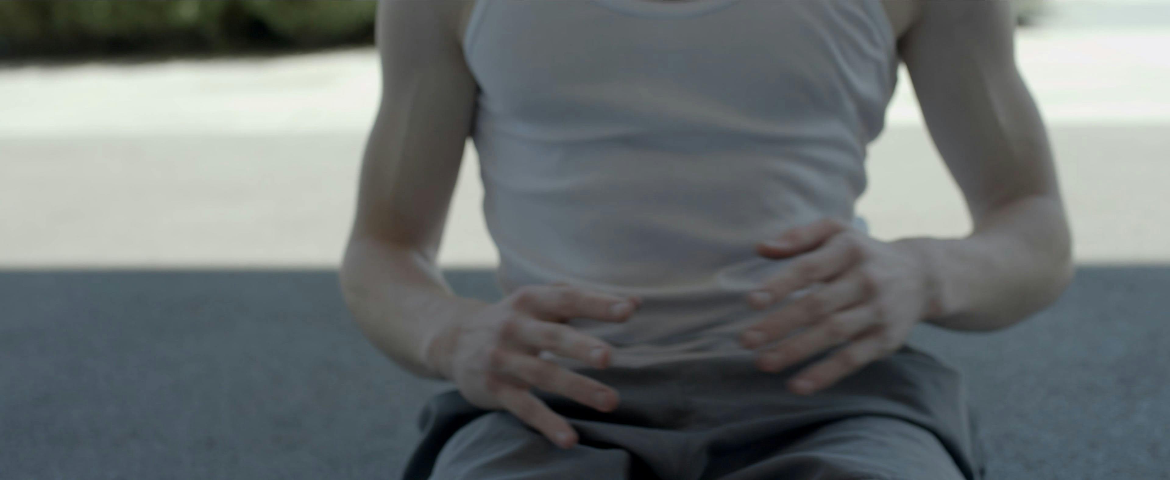 A Person Twisting His Body for Stretching Free Stock Video Footage ...