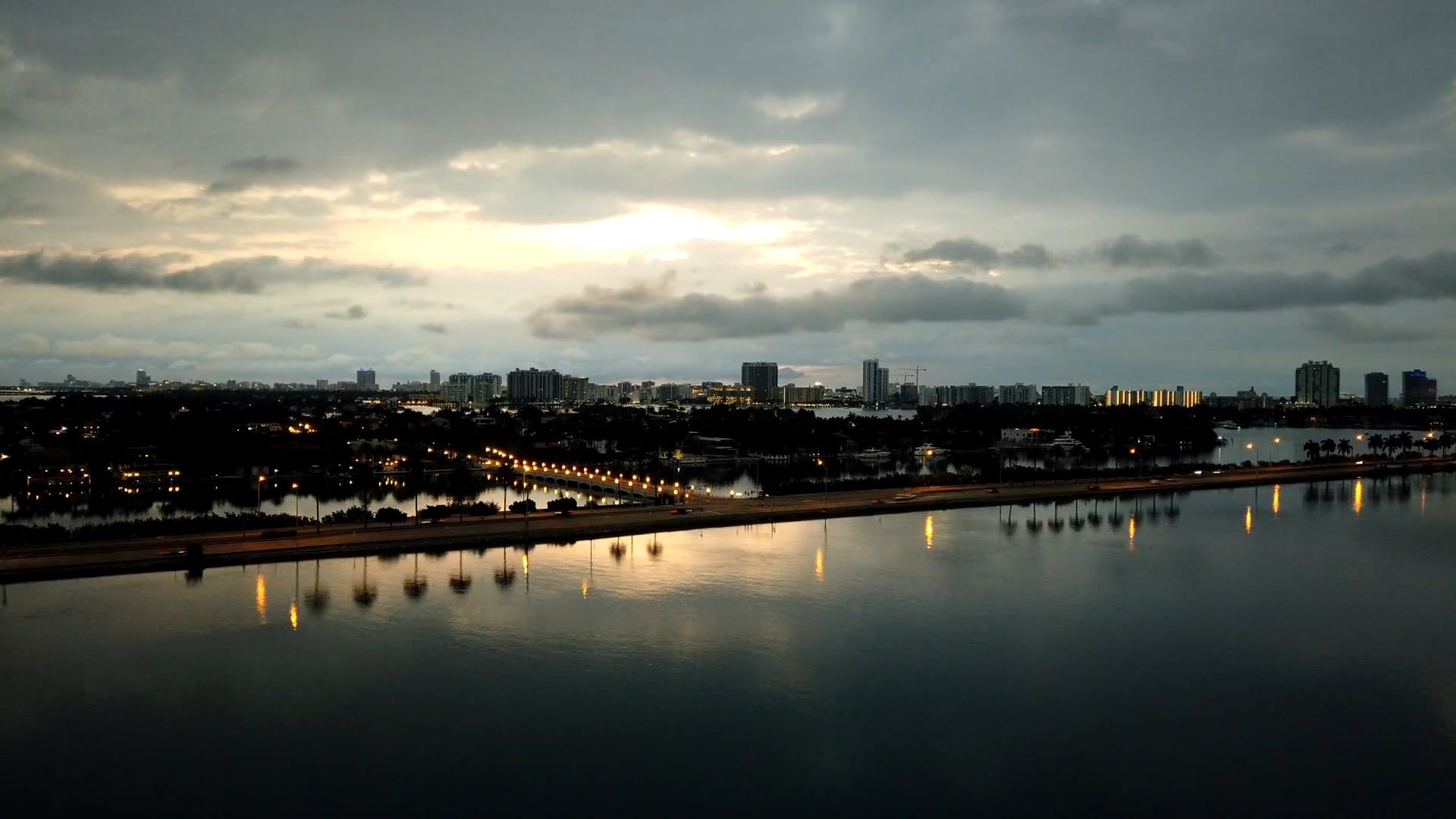 Sunrise In Miami Port Free Stock Video Footage, Royalty-Free 4K & HD ...