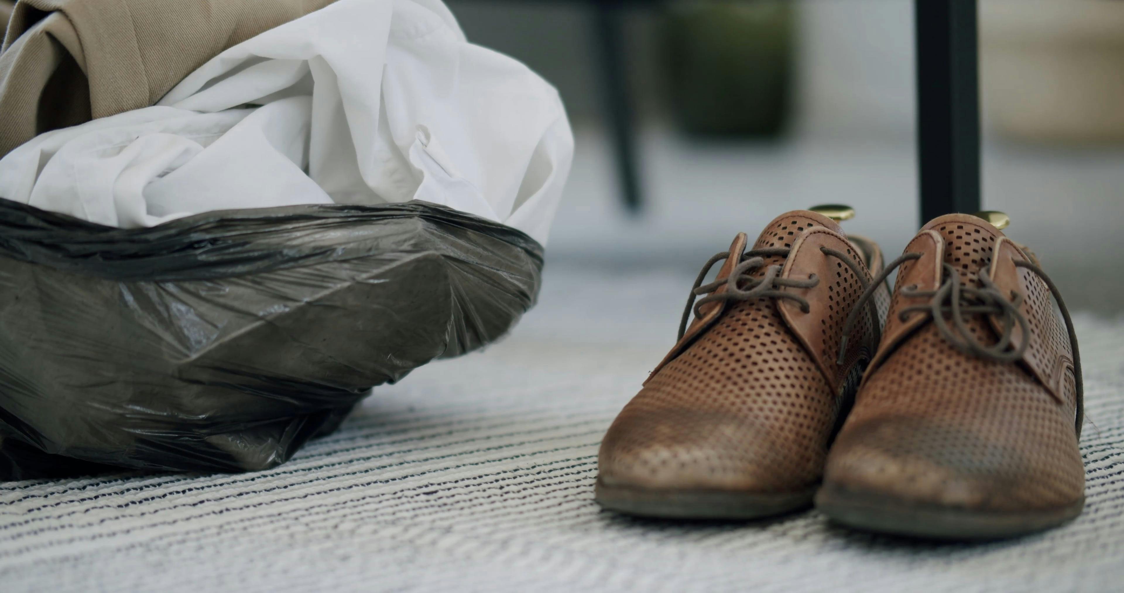 A Hand Patting Brown Leather Shoes Free Stock Video Footage, Royalty ...