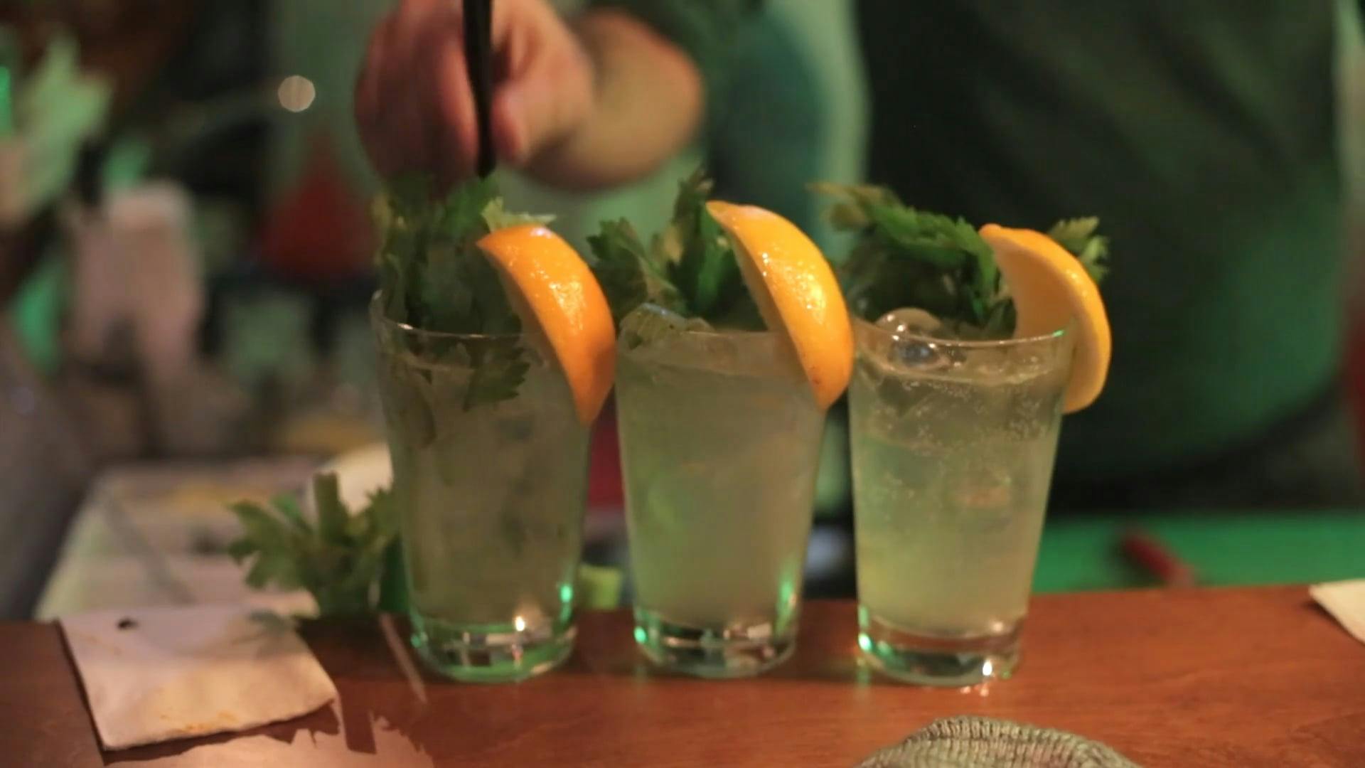 Mixing Cocktail Drinks · Free Stock Video