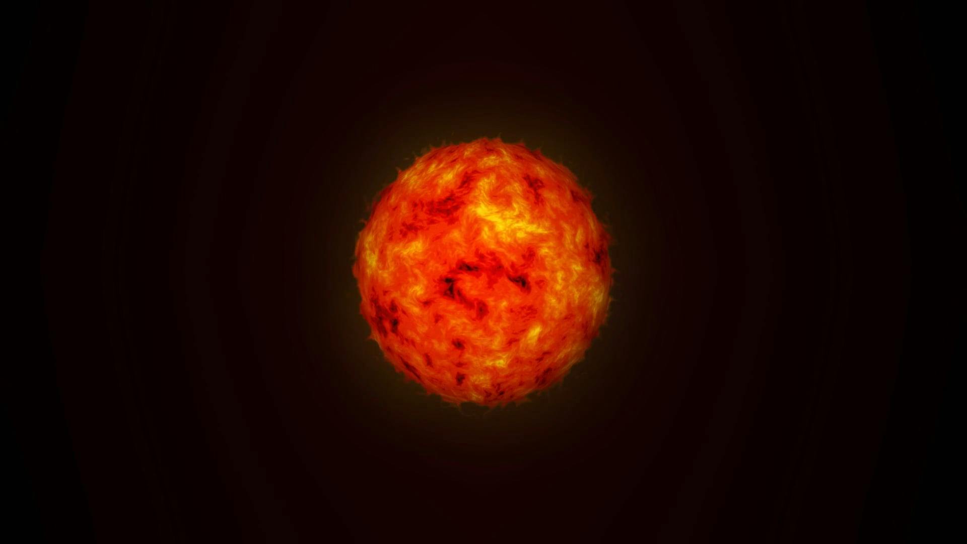 CG Animation Of Fire Sun · Free Stock Video