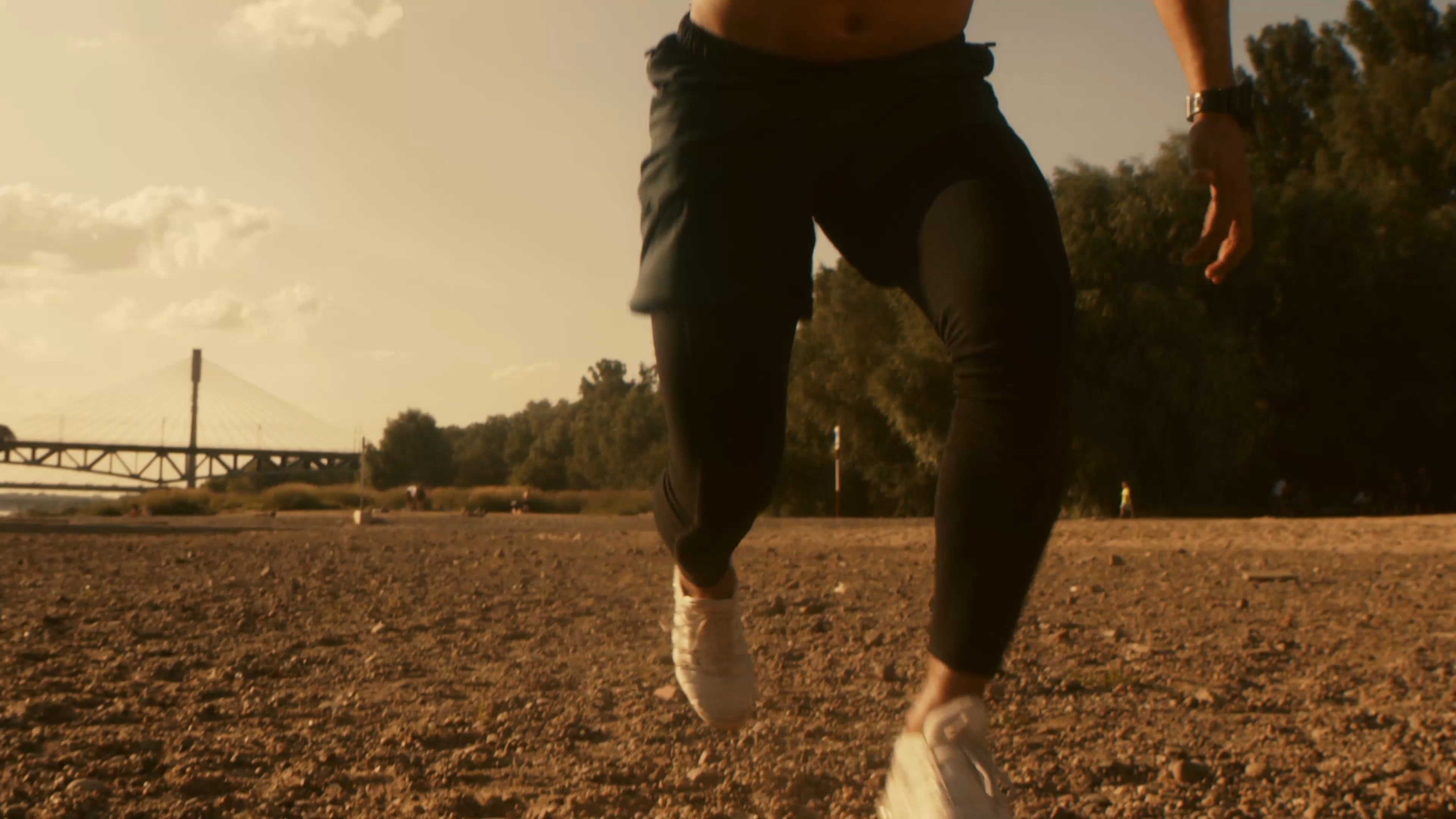 Close Up Video of a Person Exercising Outdoors · Free Stock Video