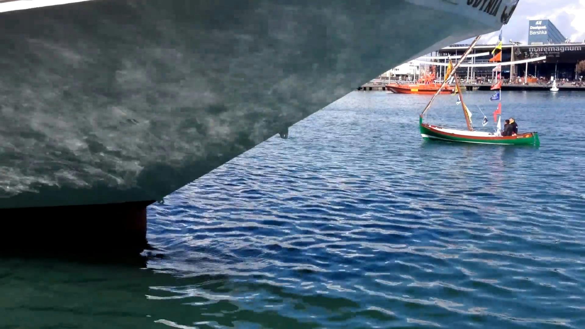 Sailboat Passing Free Stock Video Footage, Royalty-Free 4K & HD Video Clip