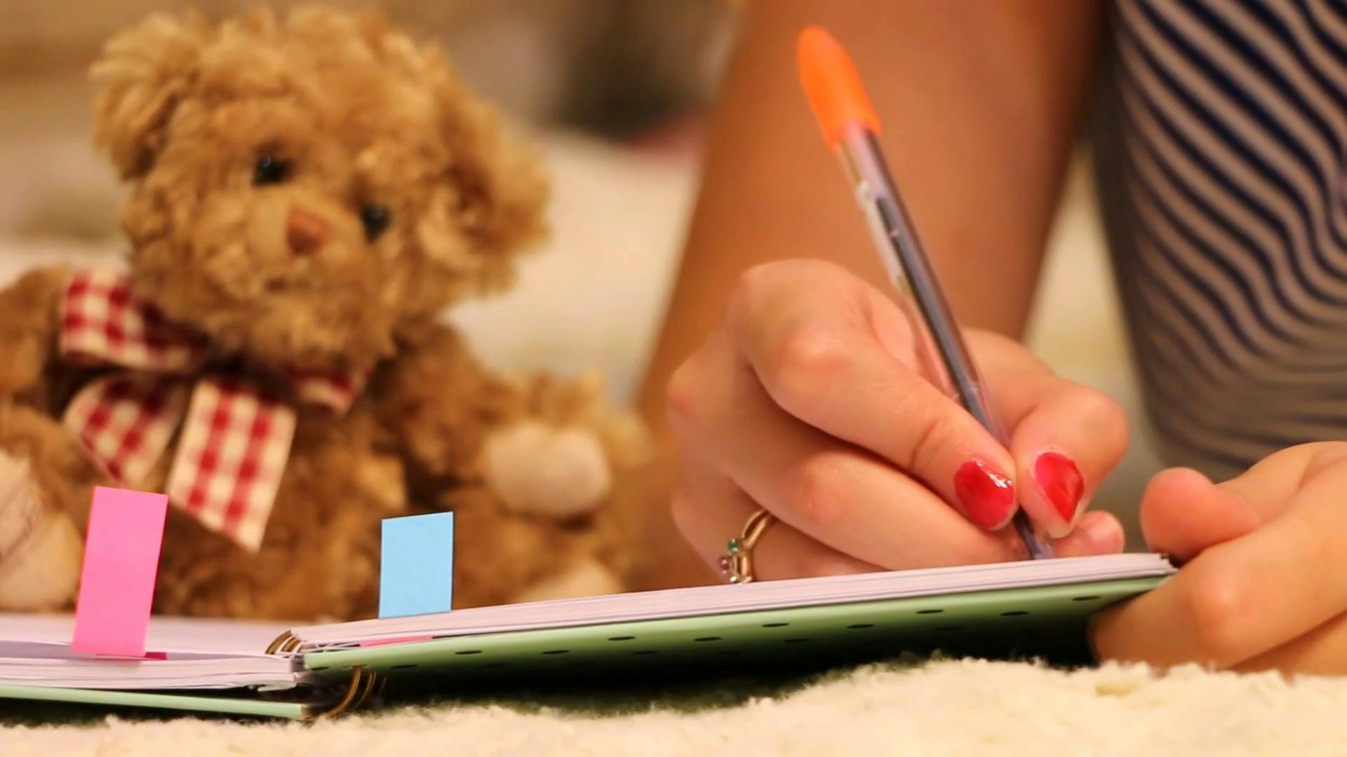 Busy Writing · Free Stock Video