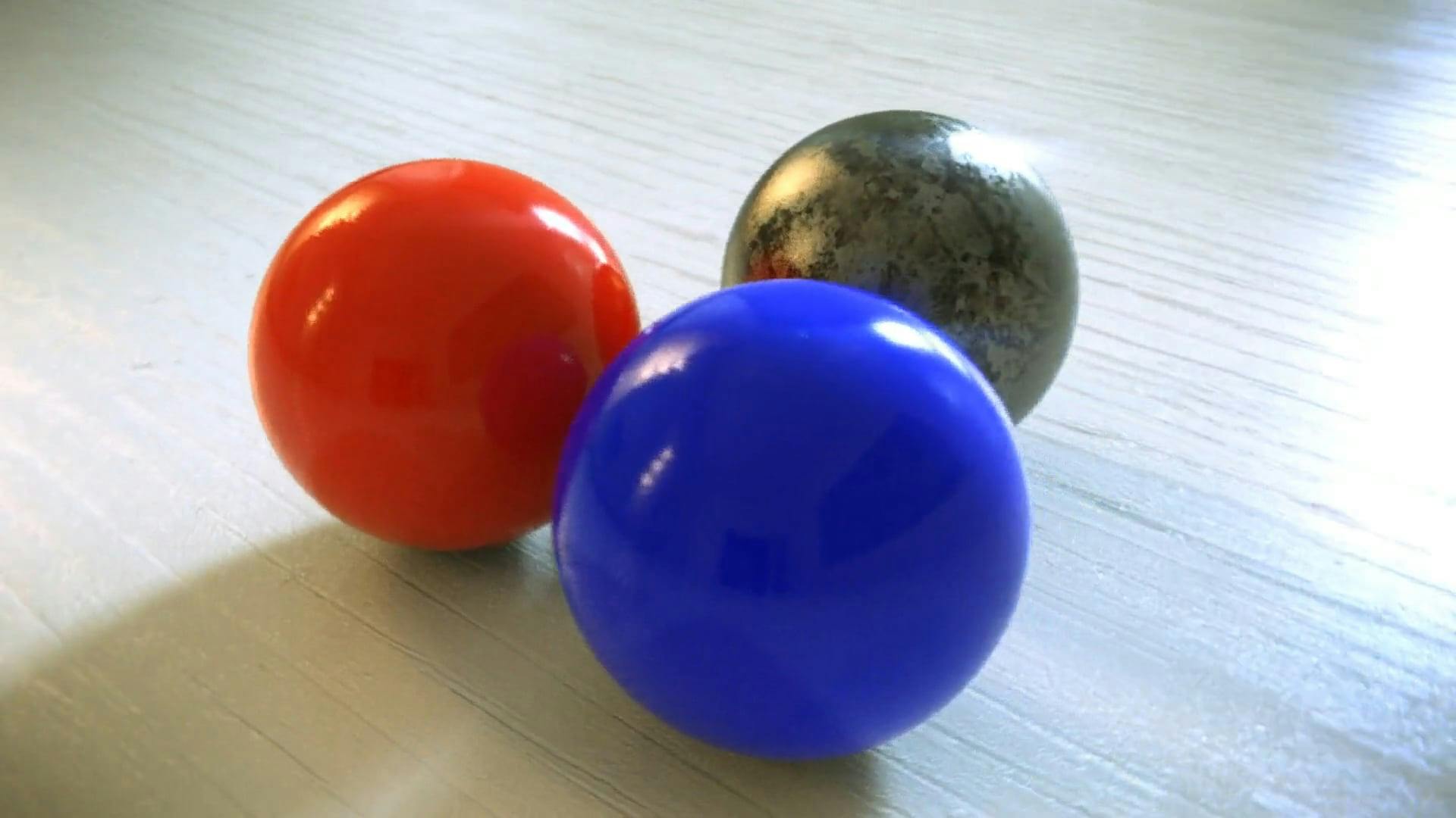 Three Balls Spinning · Free Stock Video