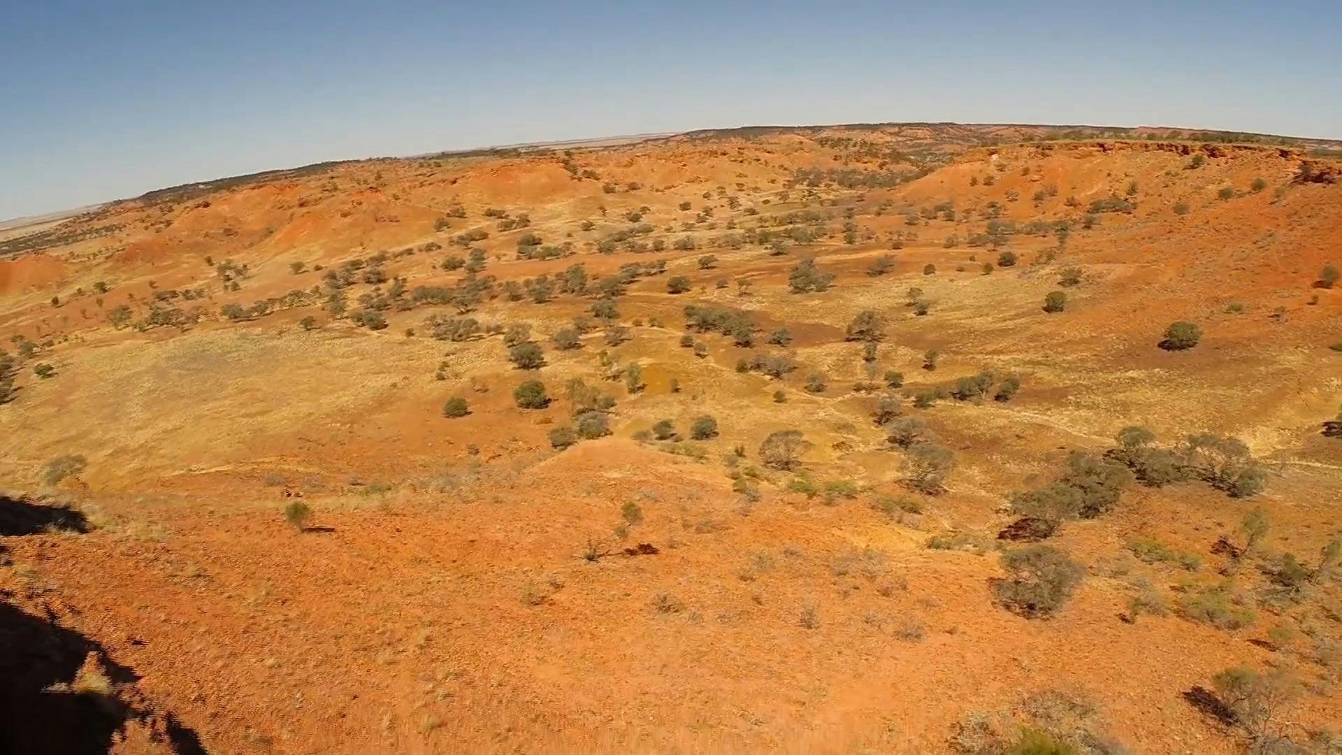 High Angle Shot Of Desert · Free Stock Video
