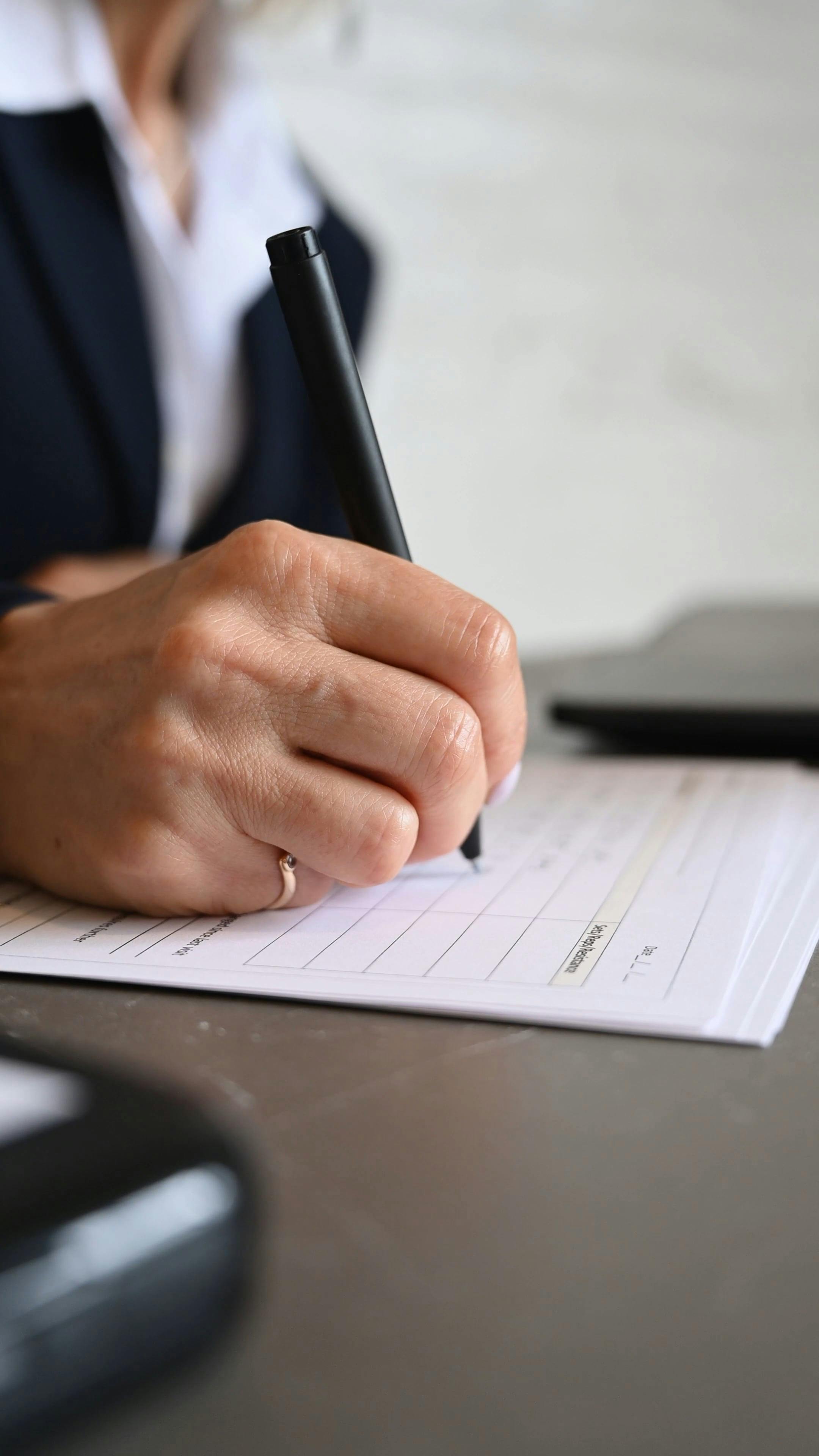 A Person Holding Papers · Free Stock Video