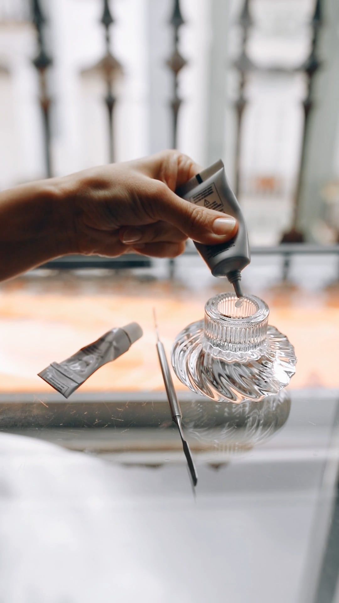 A Person Putting Cosmetic Cream in the Bottle Free Stock Video Footage ...