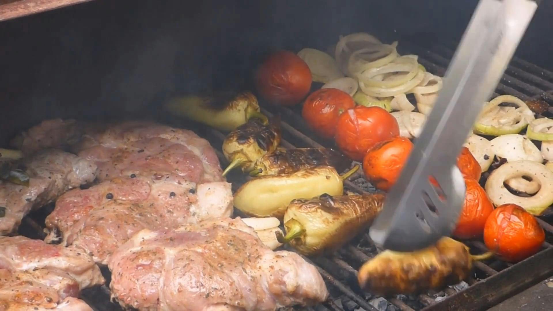 Grilling Barbecue · Free Stock Video
