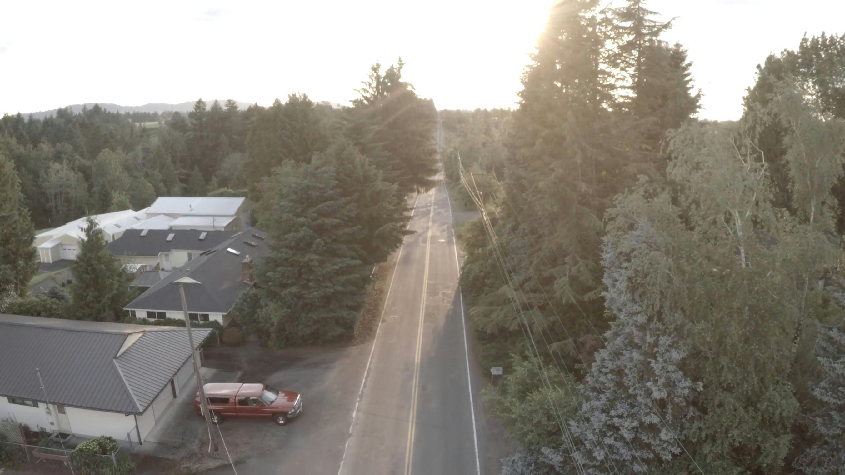 Long Narrow Road · Free Stock Video