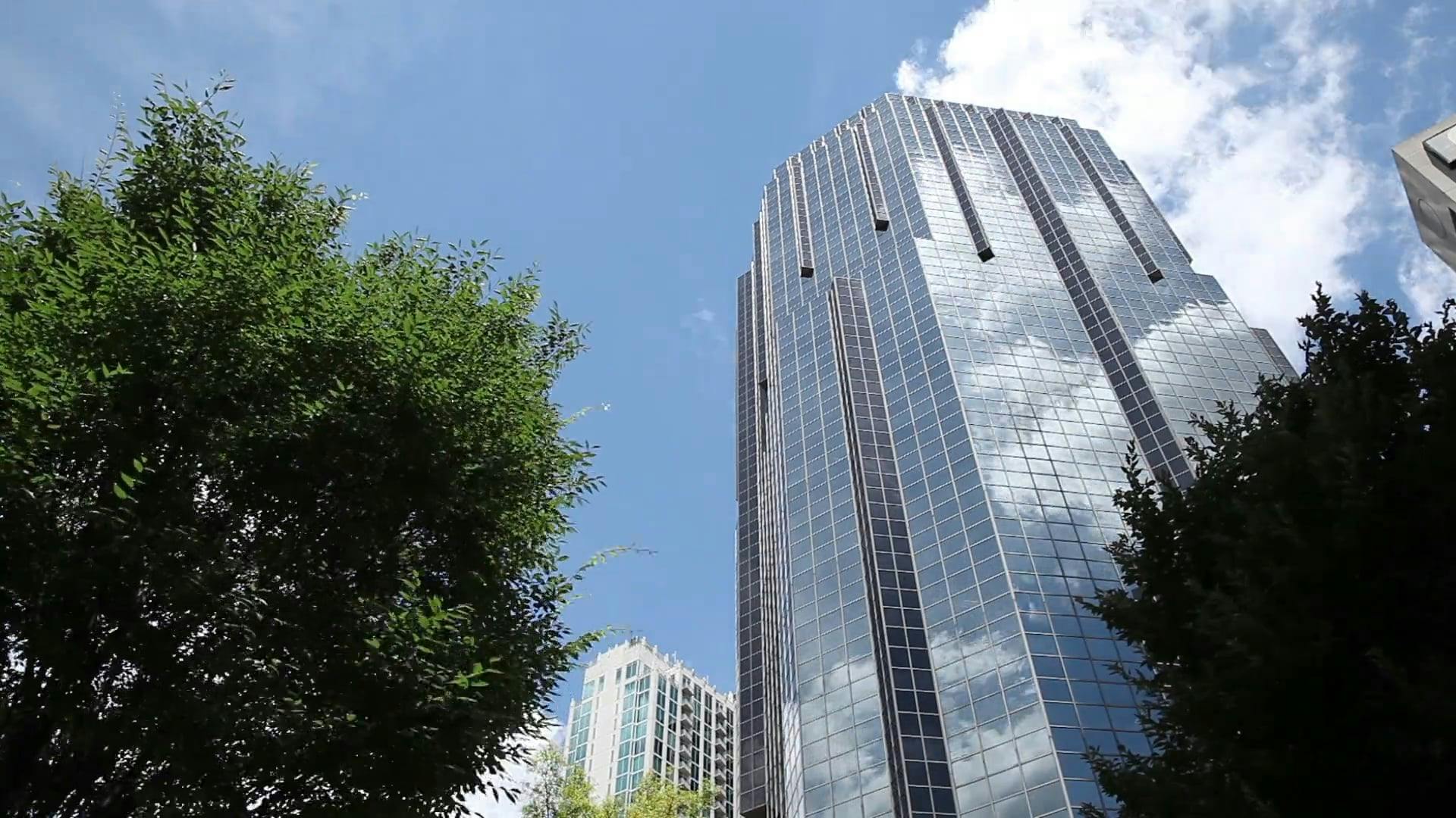 Low Angle Shot Of A Skyscraper · Free Stock Video