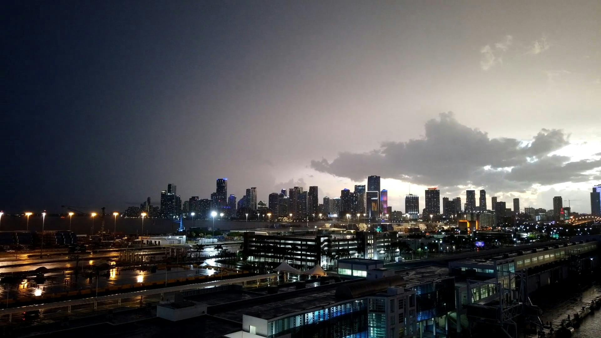 Miami At Night Drone Videos, Download The BEST Free 4k Stock Video ...