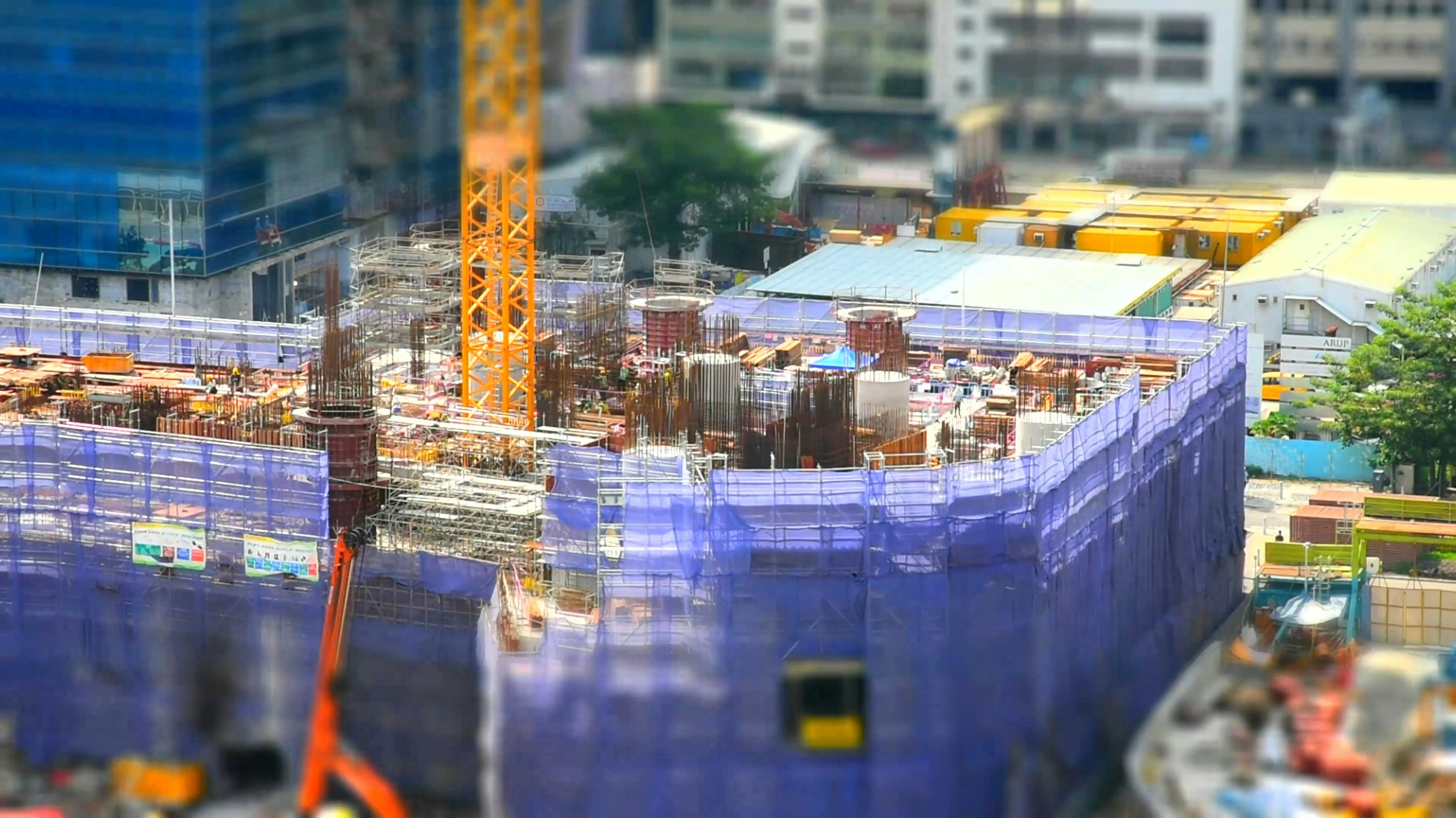 Time Lapse Footage of a Construction Site Free Stock Video Footage ...