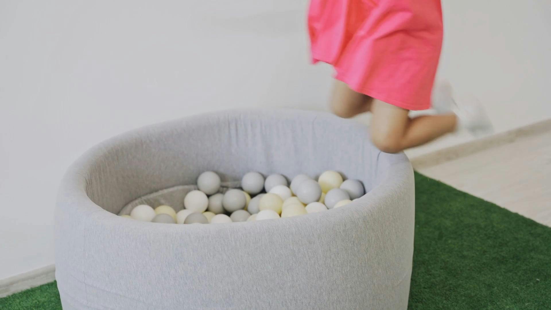 A Girl Jumping Inside a Ball Pit Free Stock Video Footage, Royalty-Free ...