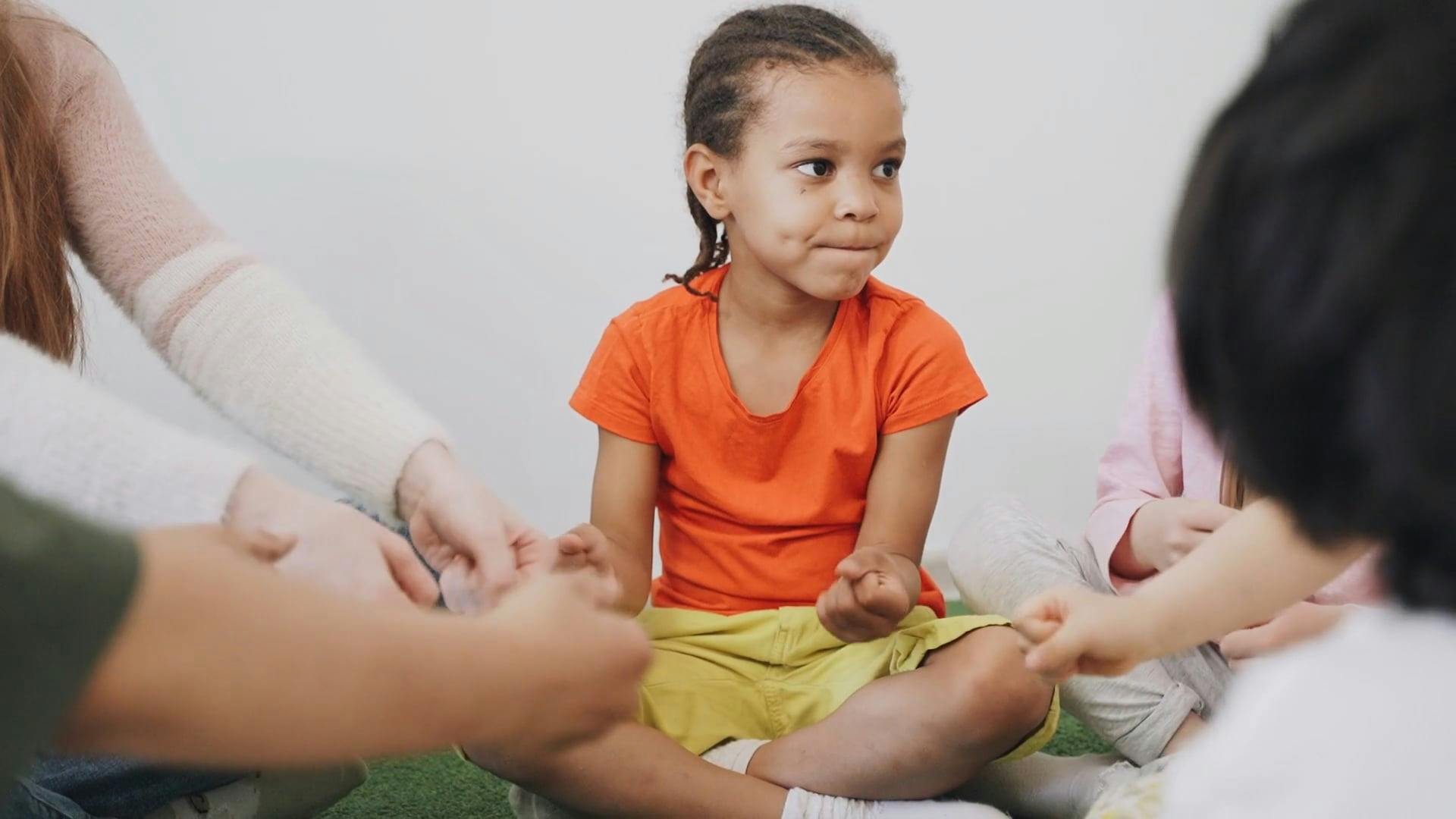 Children Doing Hand Rotation Exercise Free Stock Video Footage, Royalty ...
