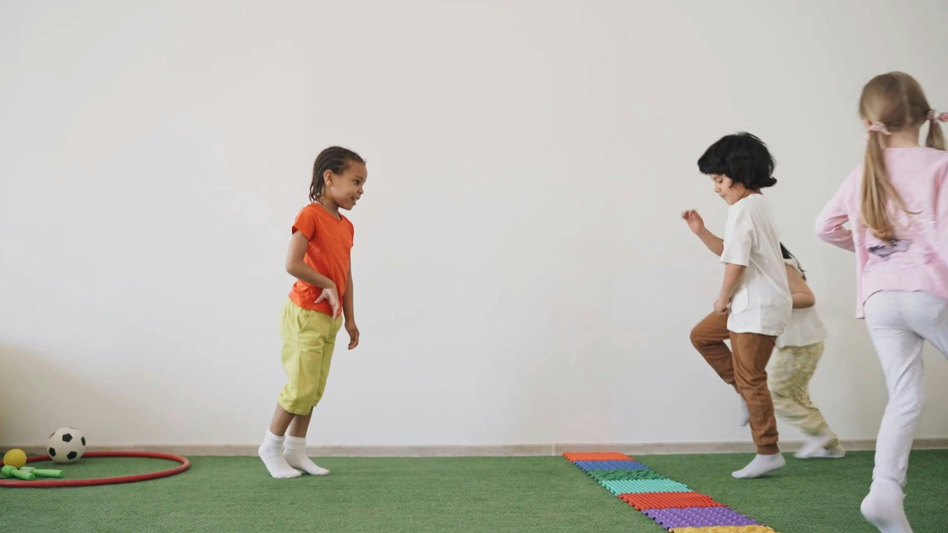 Group of Children Playing And Dancing · Free Stock Video