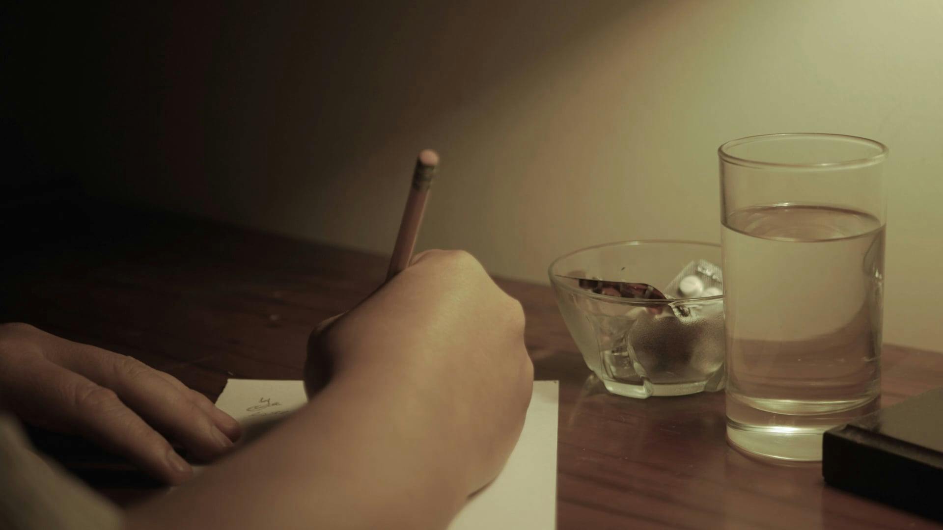 Writing And Erasing On A Sheet Of Paper Free Stock Video Footage ...