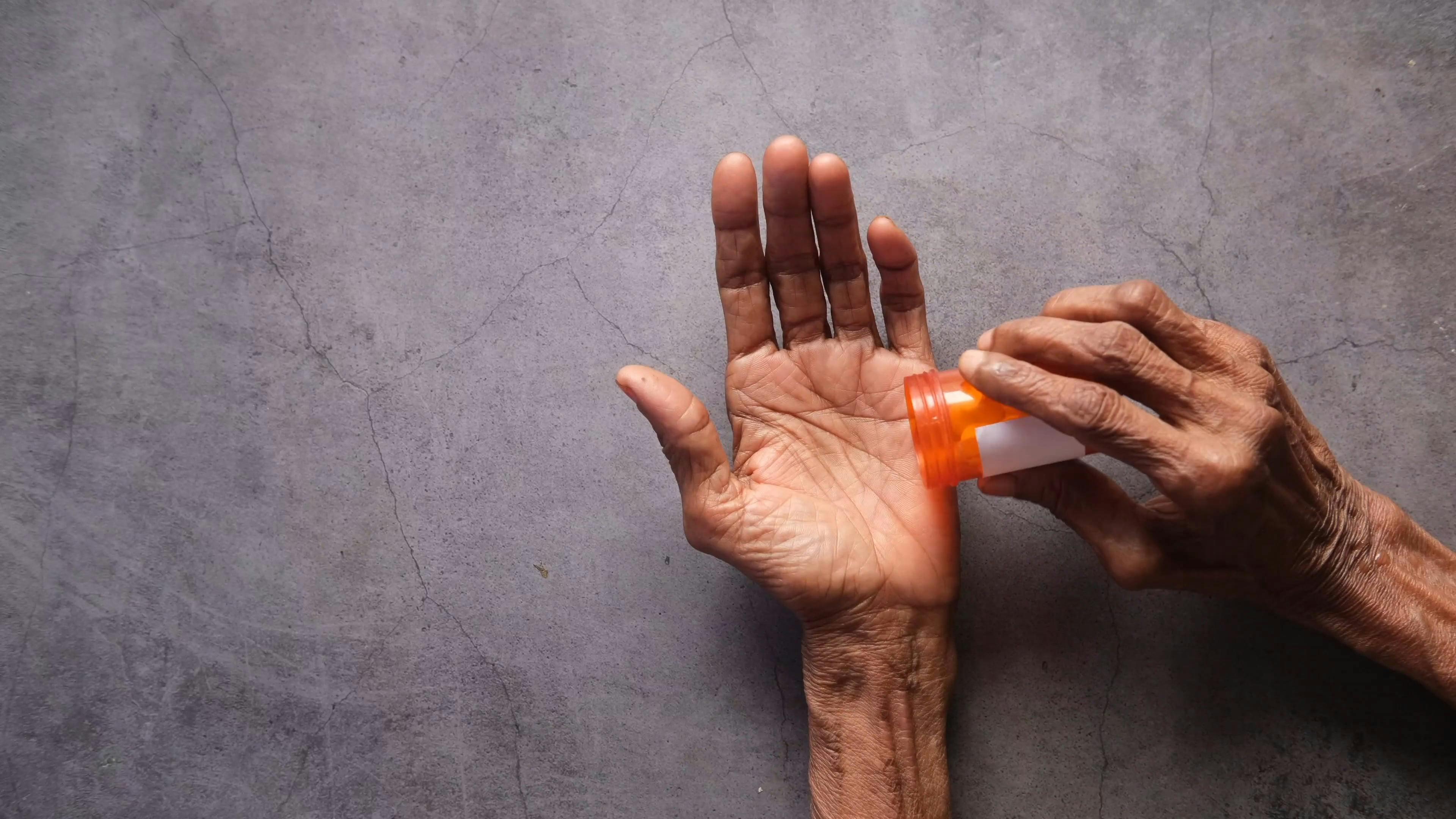 Elderly Person Taking His Medication Free Stock Video Footage, Royalty ...