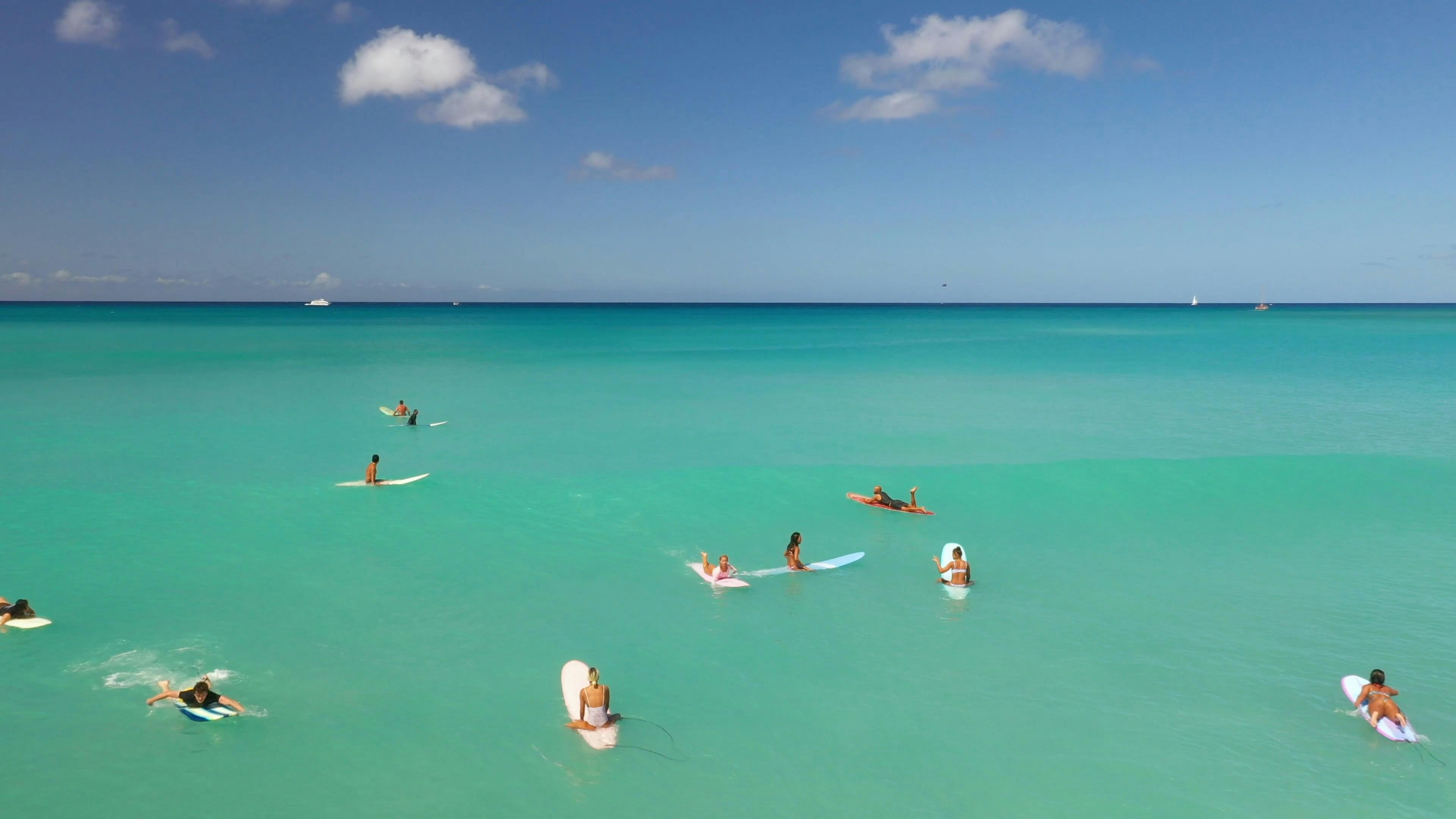 People Surfing · Free Stock Video