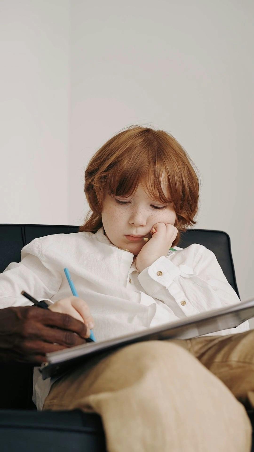 Child Answering a Questionnaire Free Stock Video Footage, Royalty-Free ...