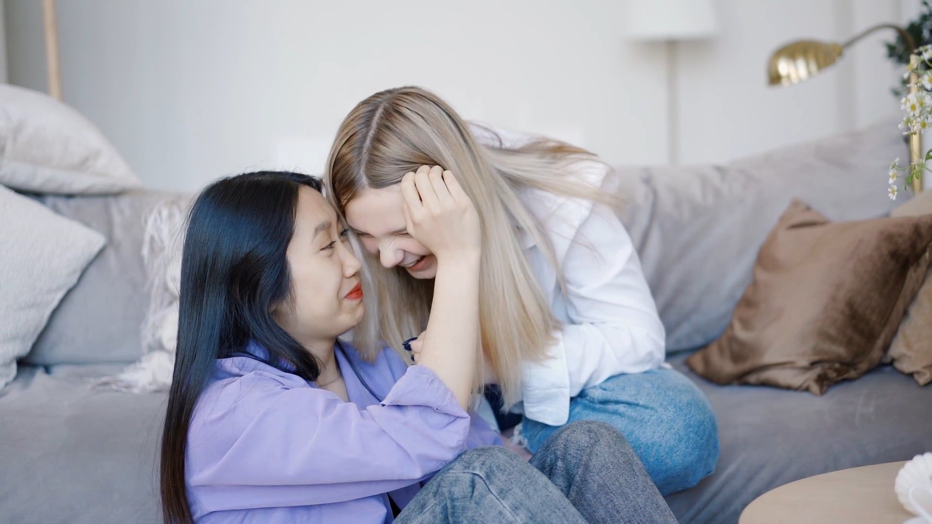 Girls Looking at Each Other Free Stock Video Footage, Royalty-Free 4K ...