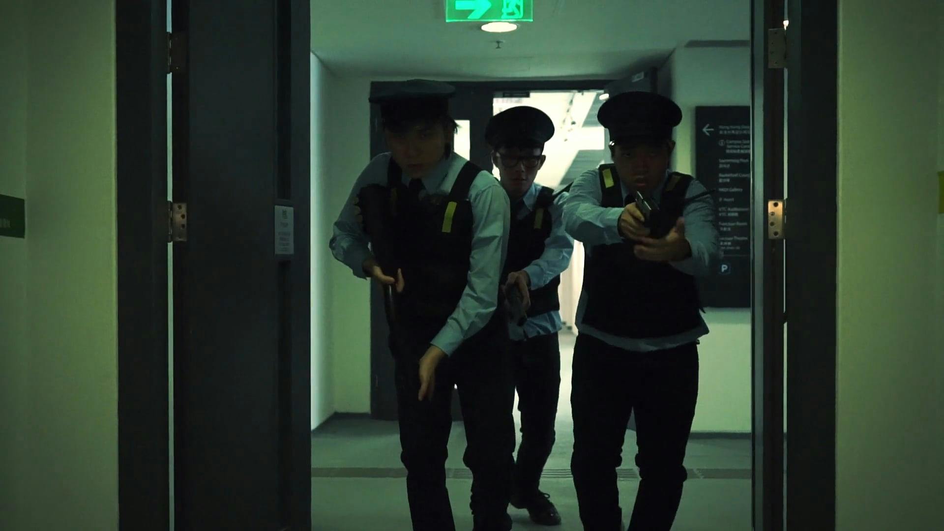 Police Men Running While Holding Their Gun Free Stock Video Footage ...