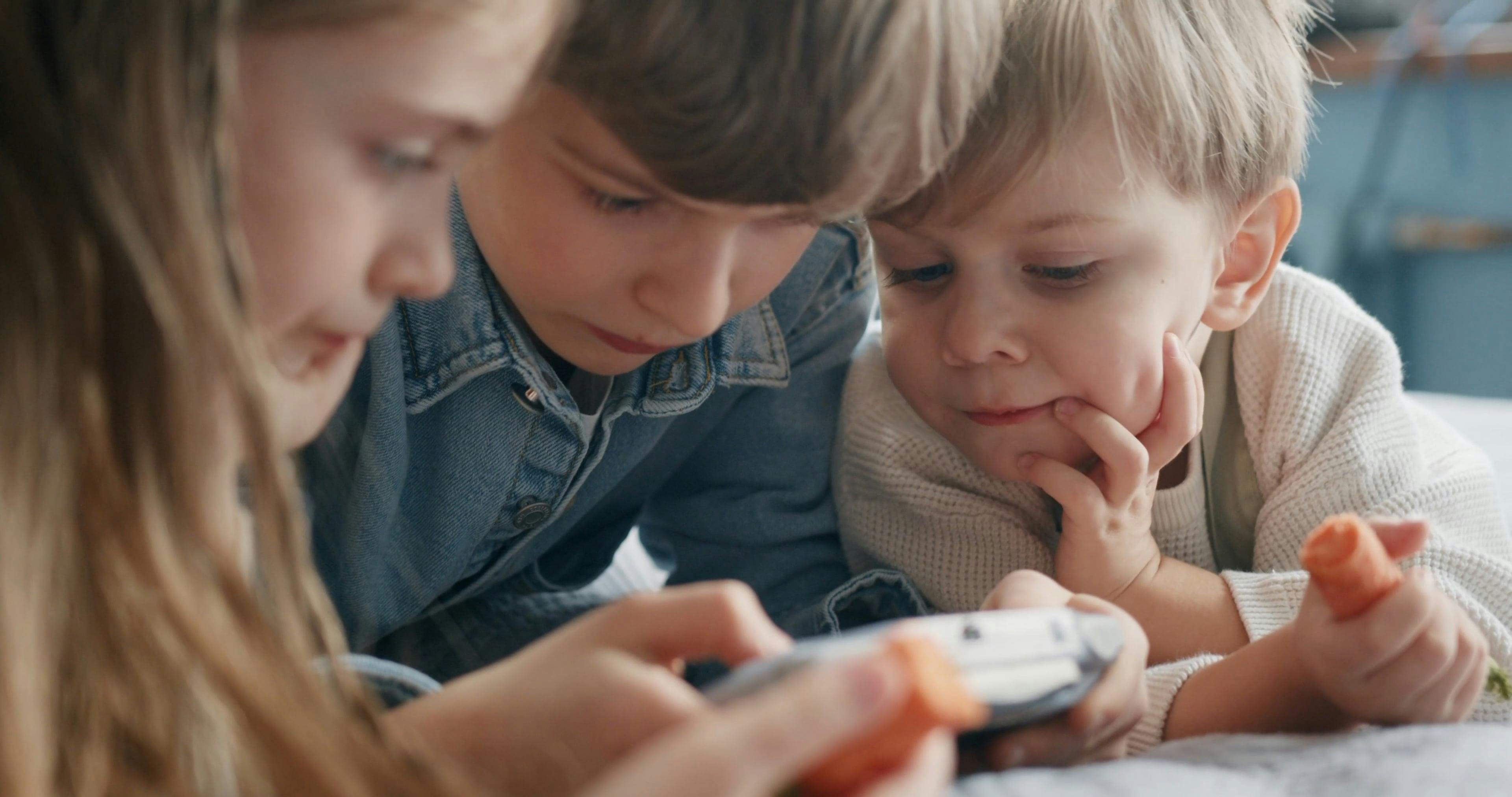 Kids Playing a Gaming Console Free Stock Video Footage, Royalty-Free 4K ...