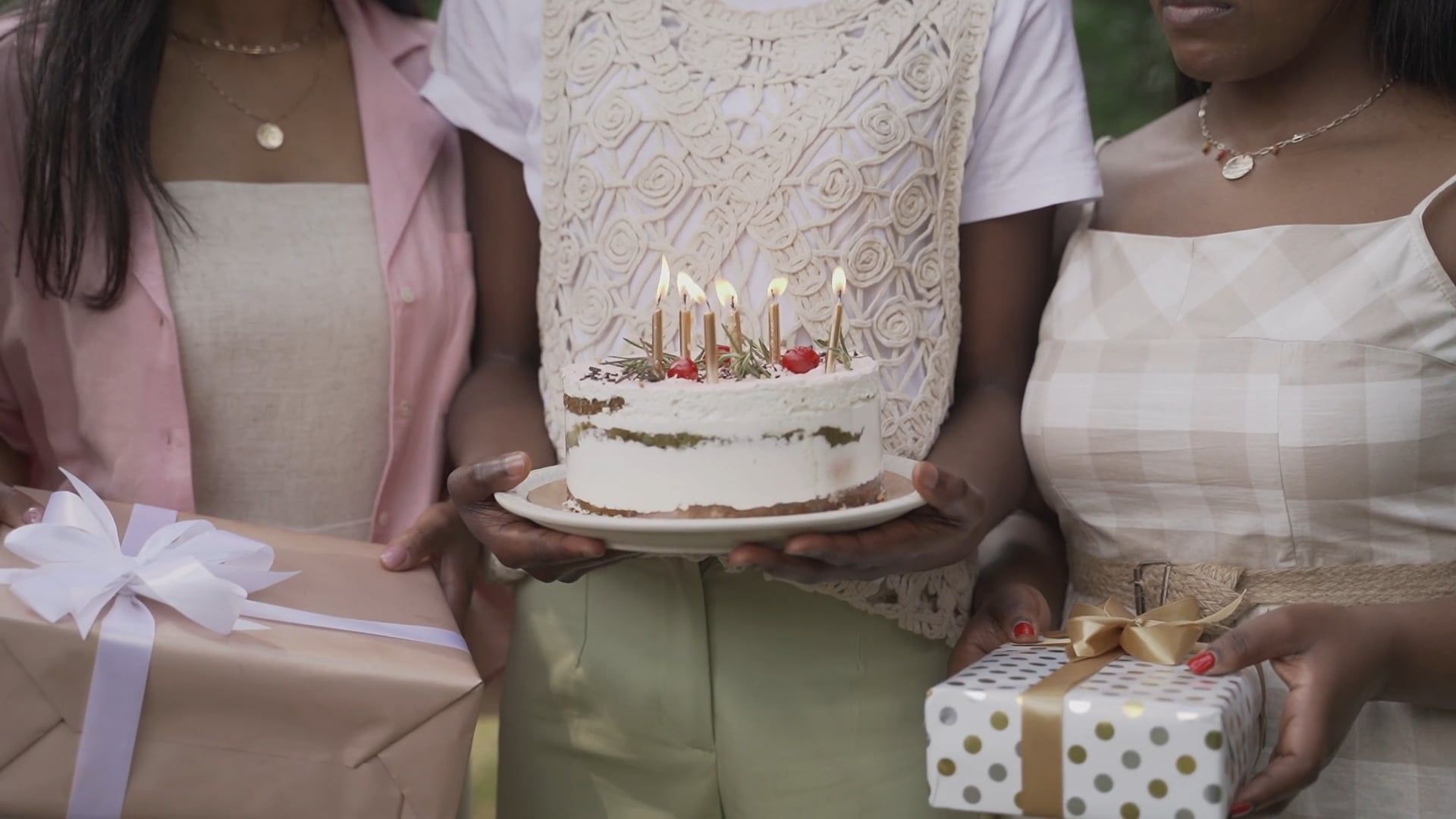 People Holding Cake and Gifts Free Stock Video Footage, Royalty-Free 4K ...