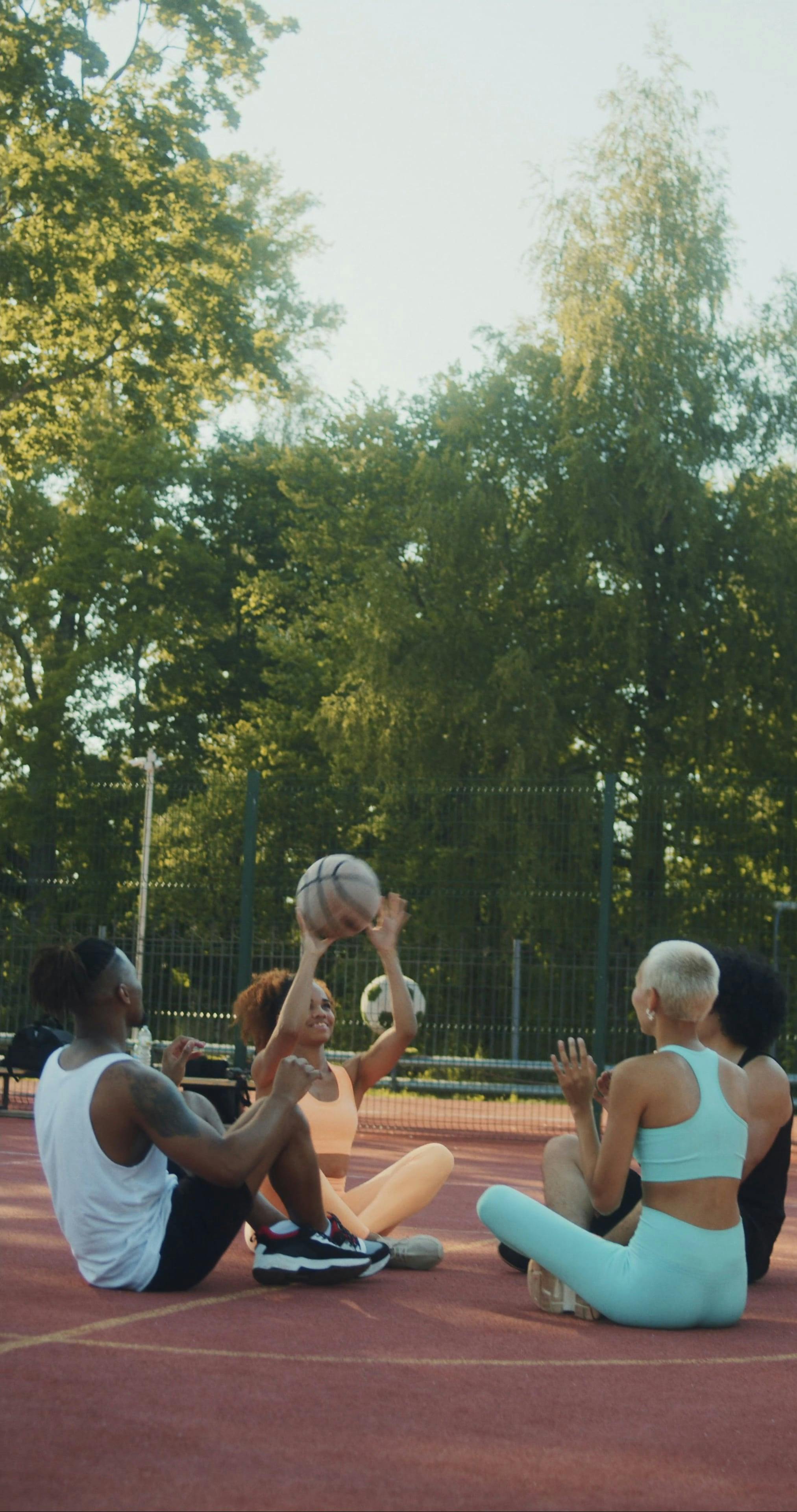 People Playing Basketball · Free Stock Video