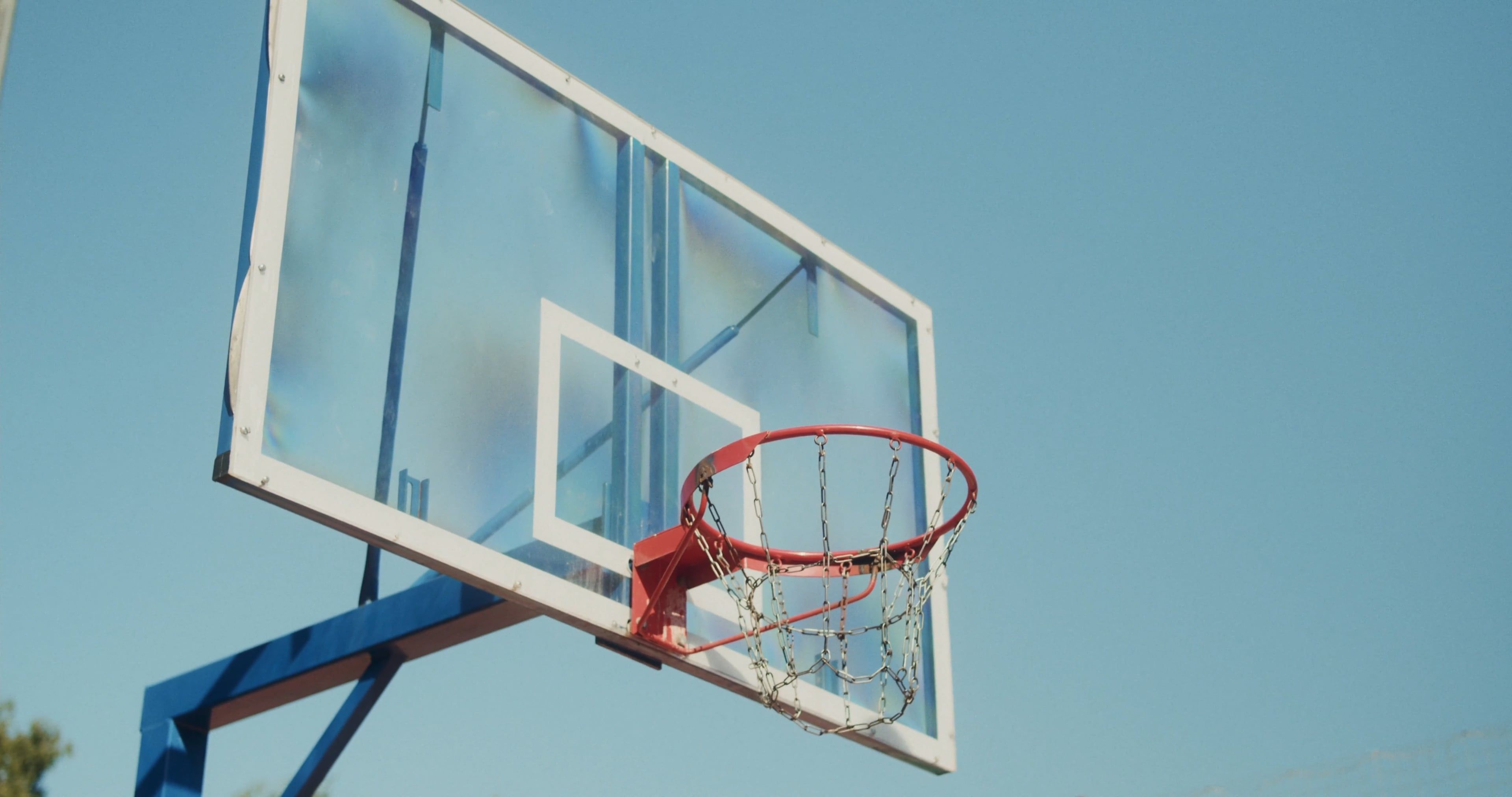 Ball Going Inside the Basketball Rim Free Stock Video Footage, Royalty ...