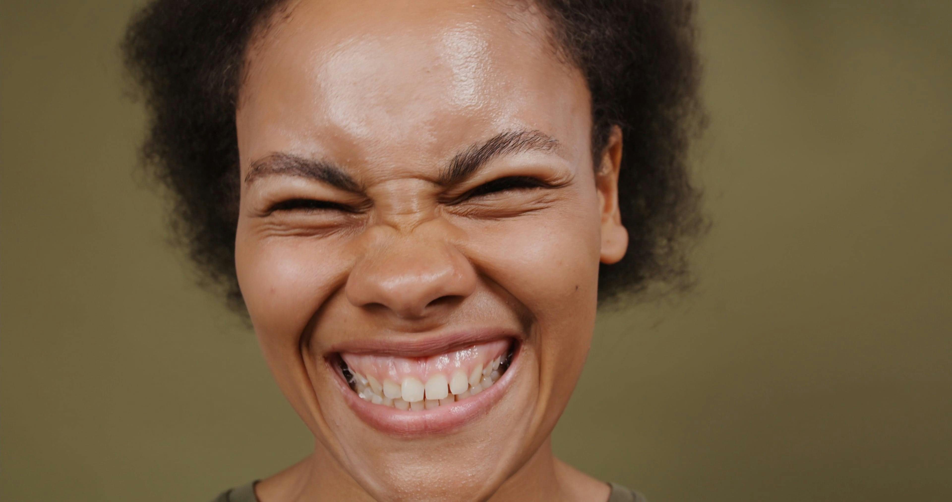 Close Up Video of a Woman Doing Different Facial Expressions · Free ...