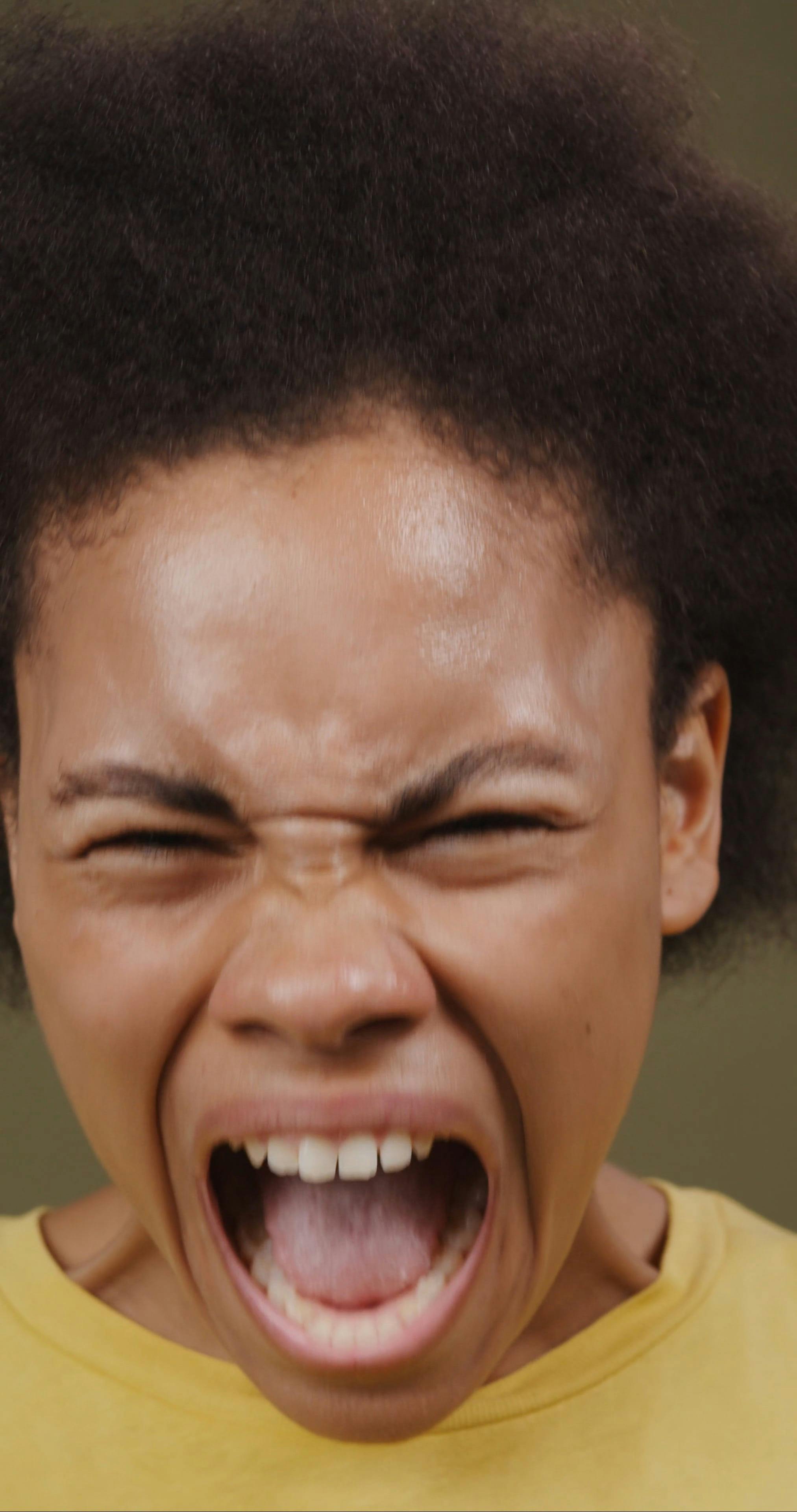 A Woman Screaming · Free Stock Video